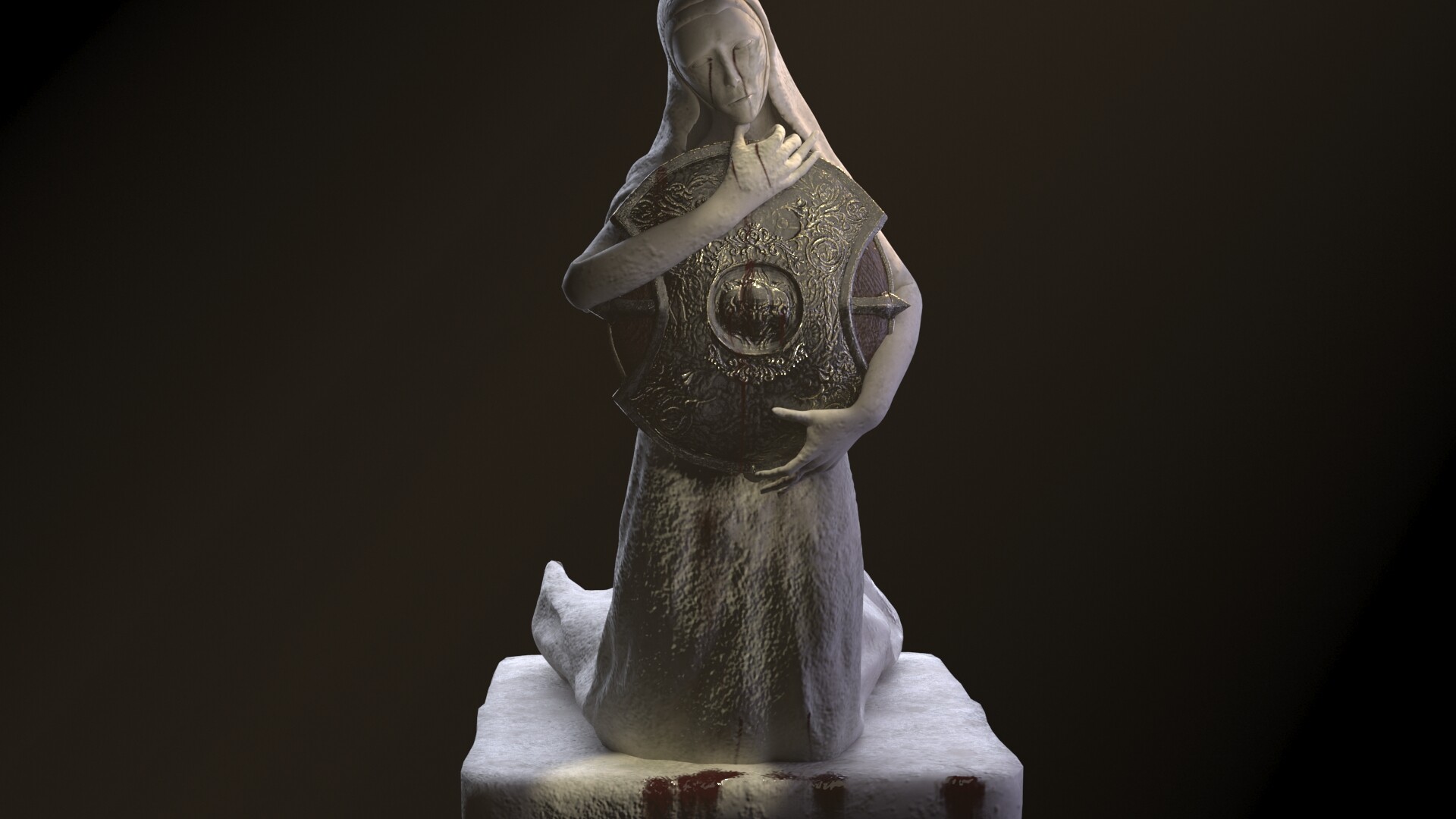 ArtStation - crying nun