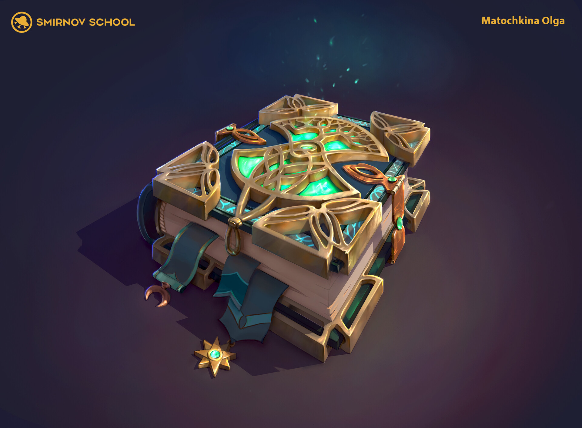 ArtStation - Elven book of the Tree of Life