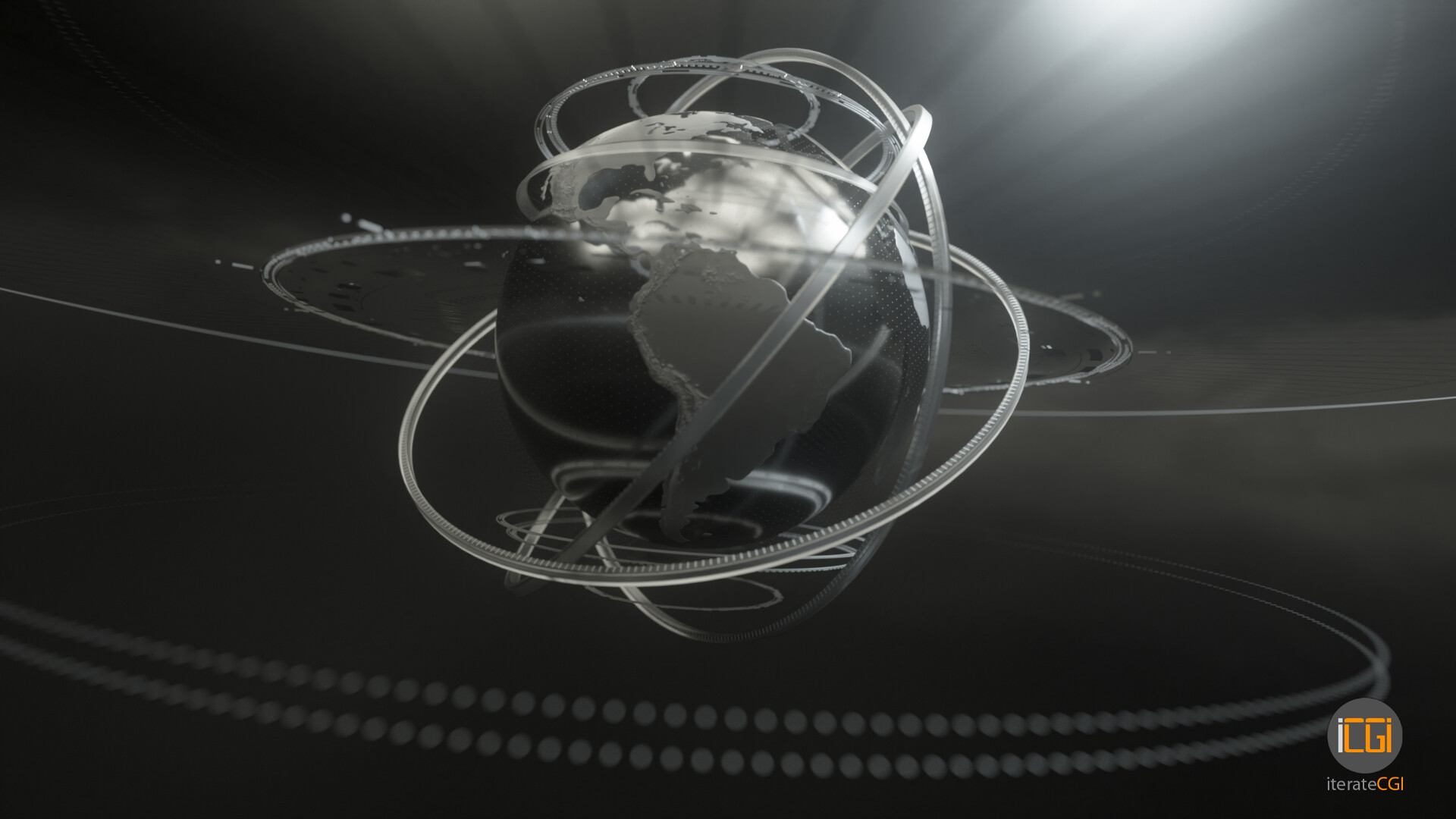 iterateCGI 3D Stock Media - 3D Globe Motion Graphic set