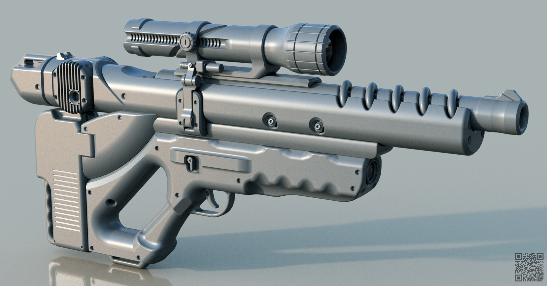 ArtStation - Energy Rifle WIP
