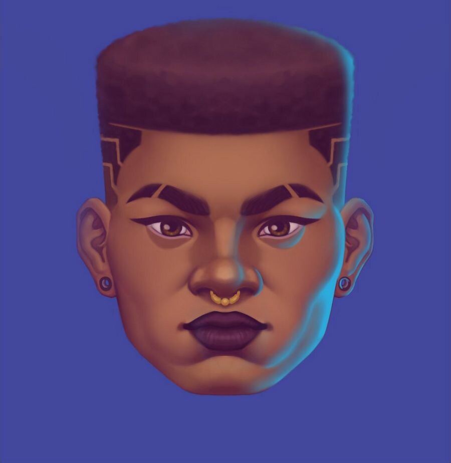 ArtStation - D&D character portrait concept