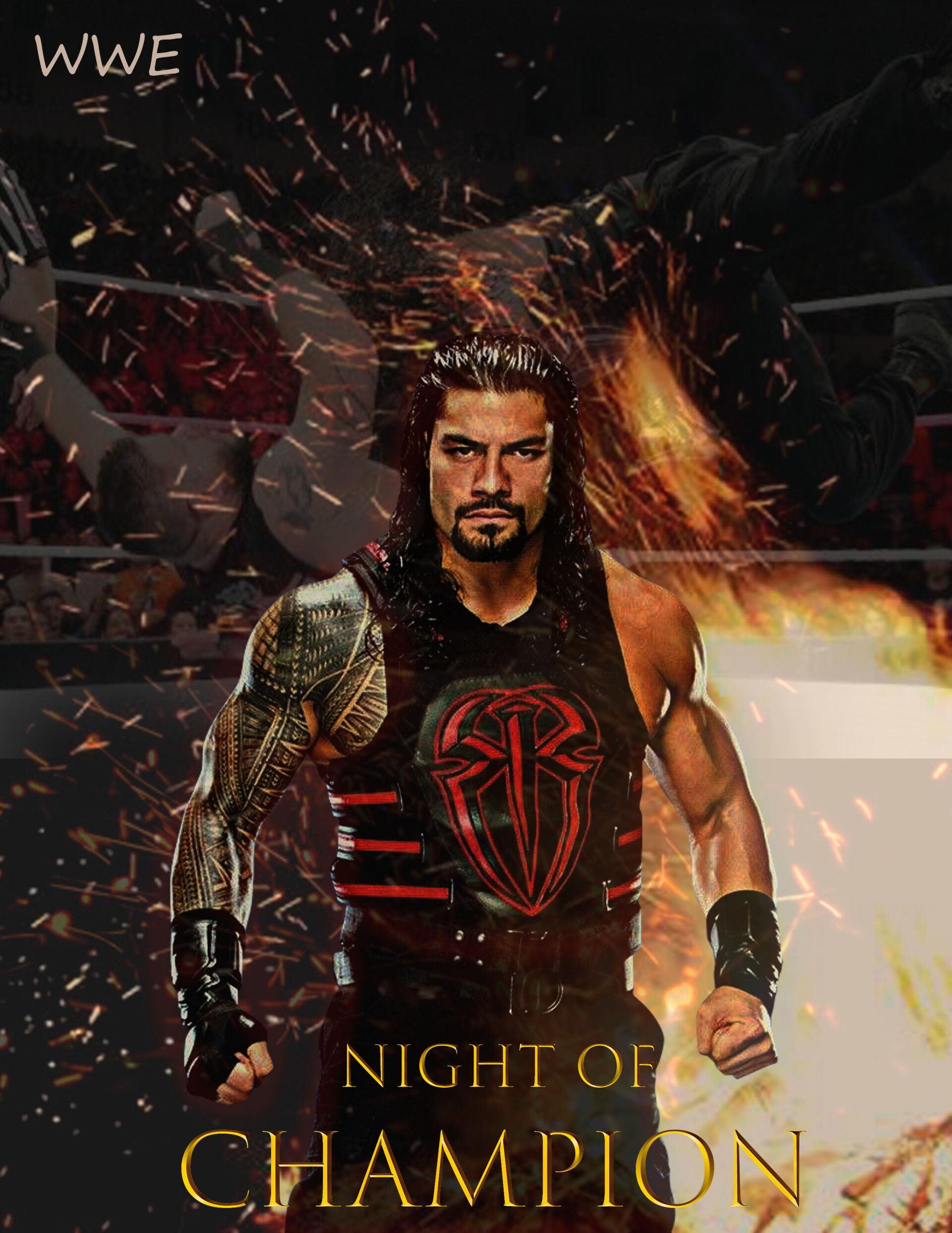 ArtStation - wwe poster