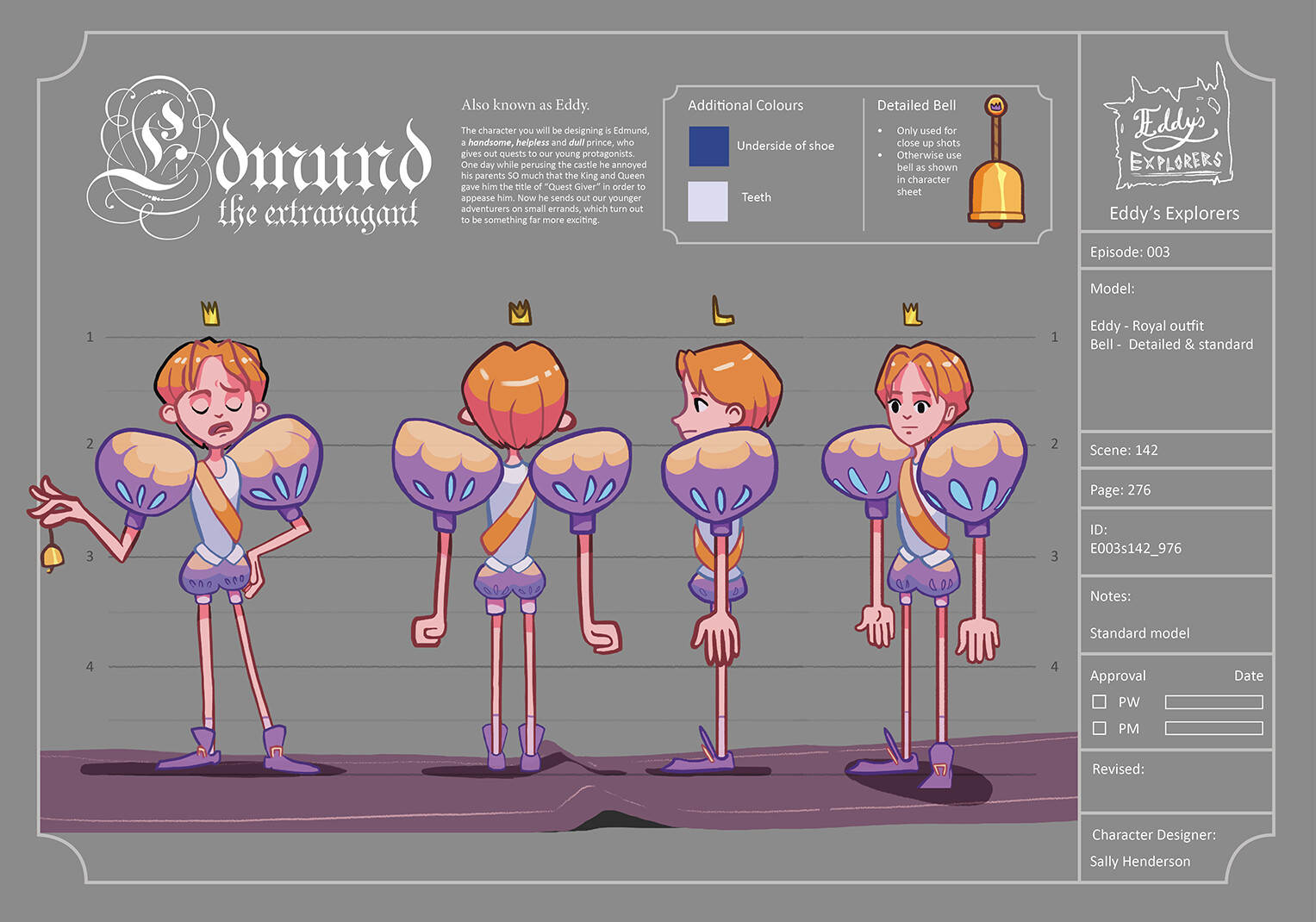 ArtStation - Edmud Character Turn Around