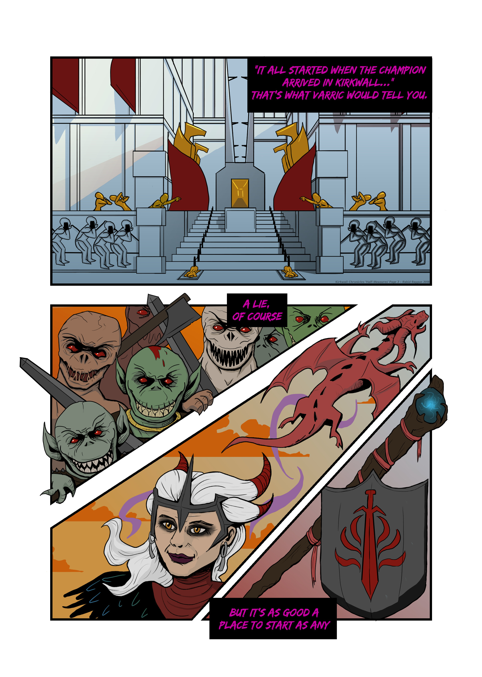 ArtStation - Dragon Age 2 - Comic concept