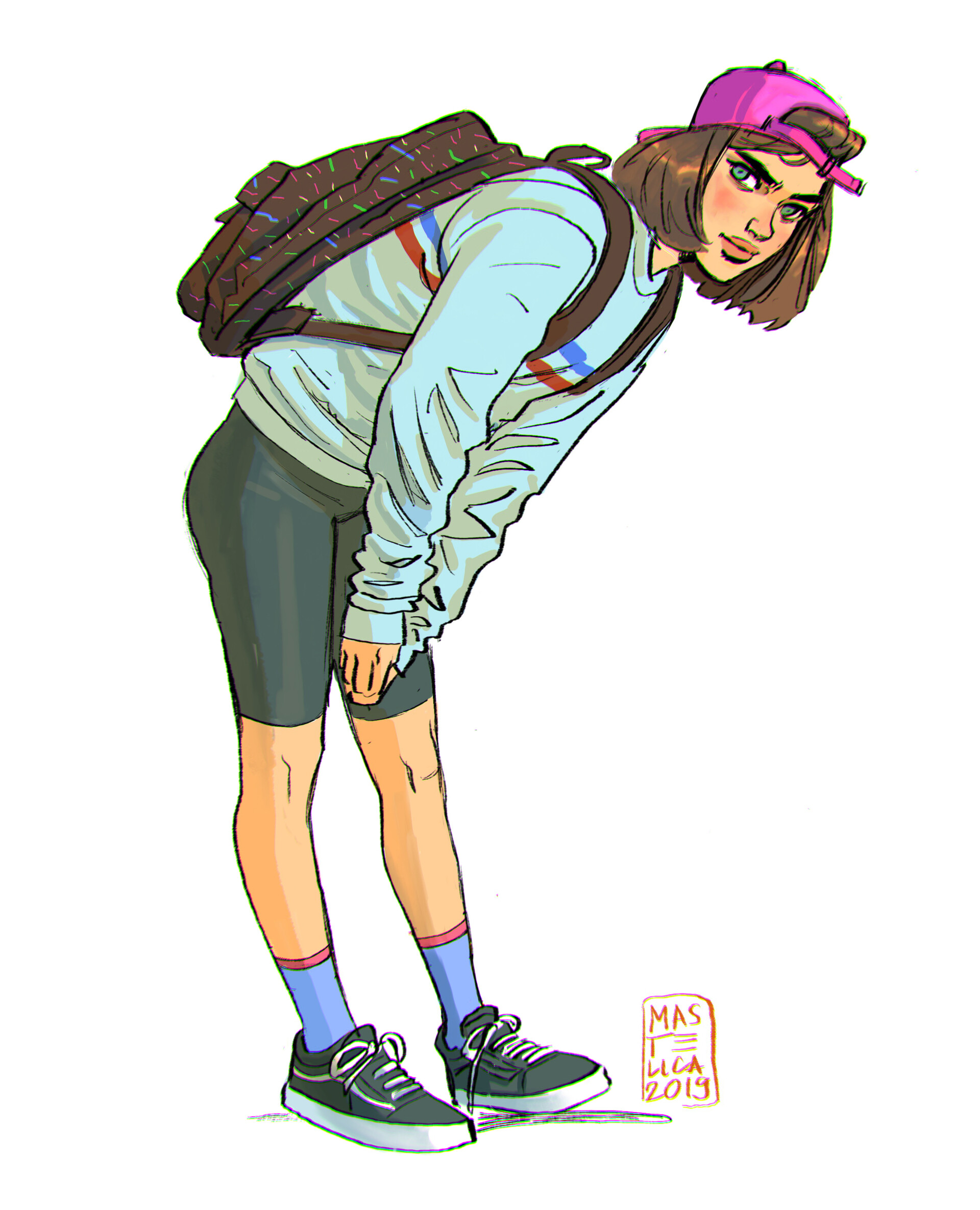 ArtStation - girl sketch
