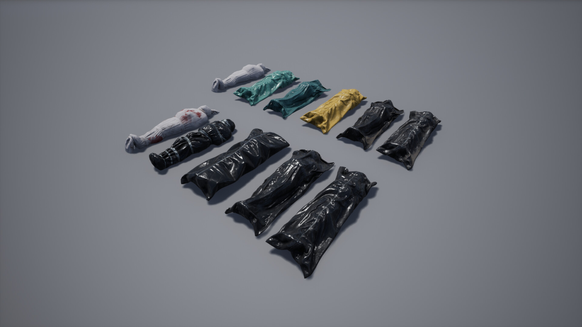 ArtStation - Body Corpses Bags UE4 Asset
