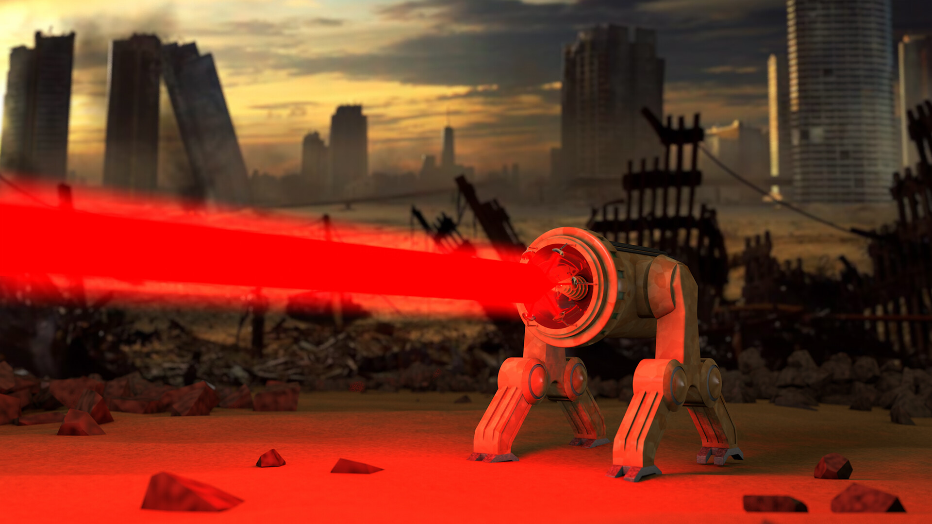 ArtStation - 3D Model of an Ion Cannon