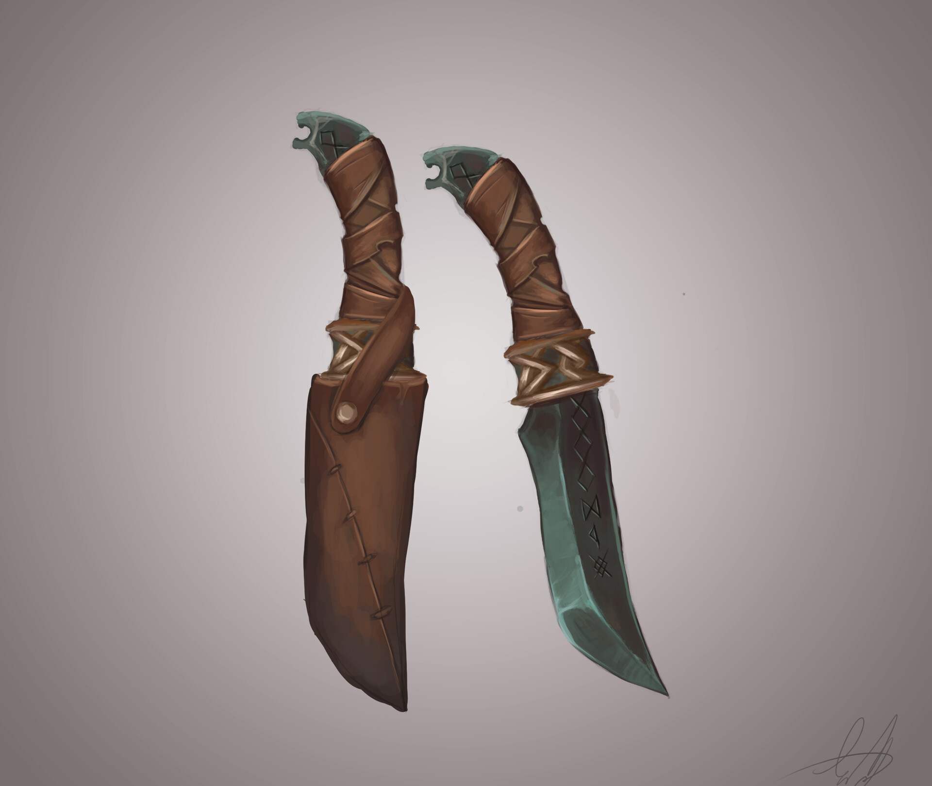 ArtStation - Knife Prop Design