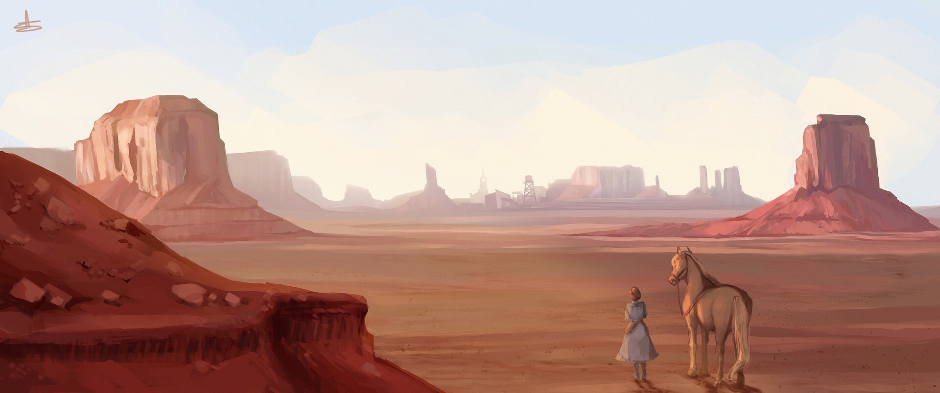 ArtStation - Stylised Wild West Environment