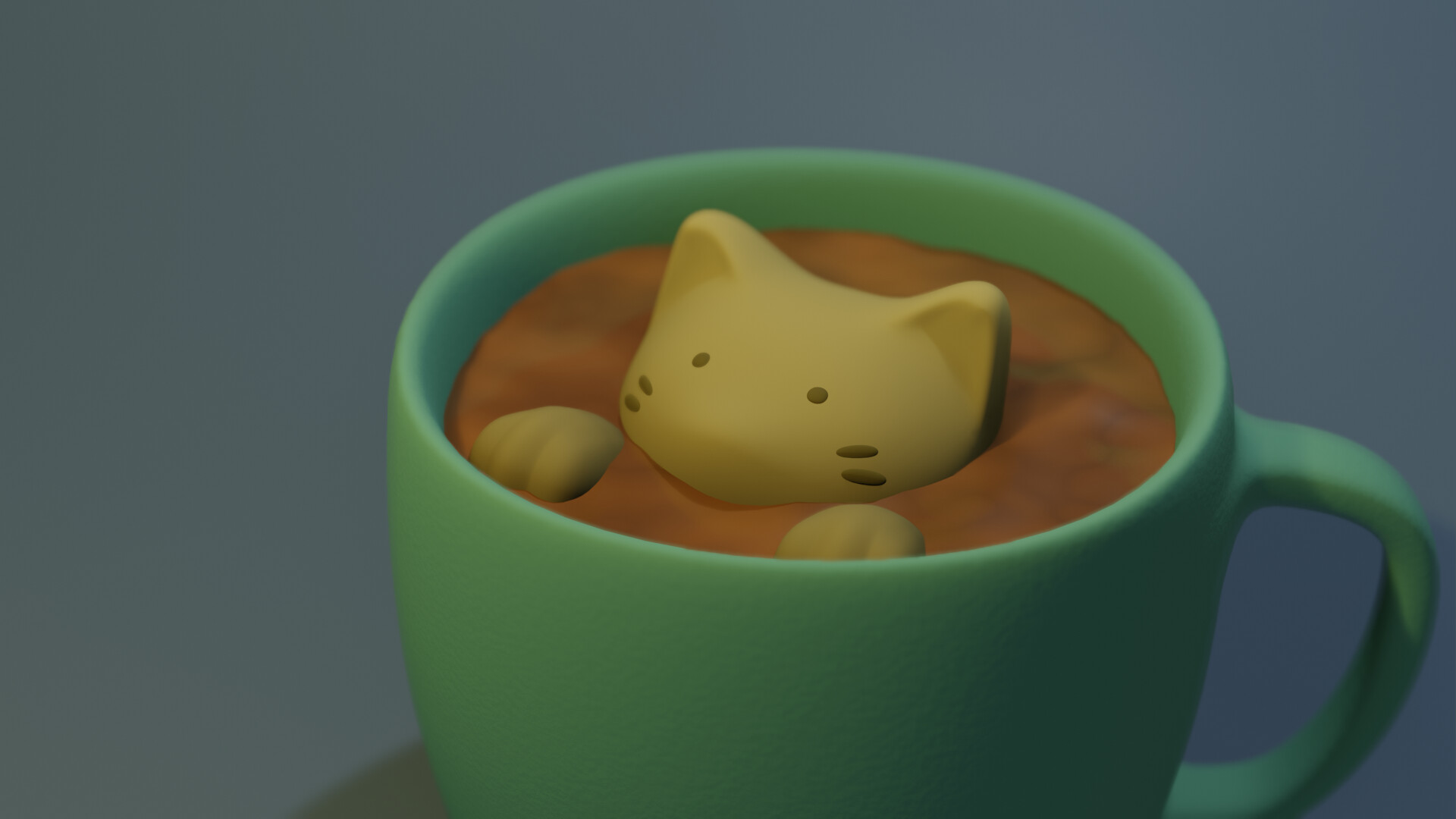 ArtStation - Coffee Cat
