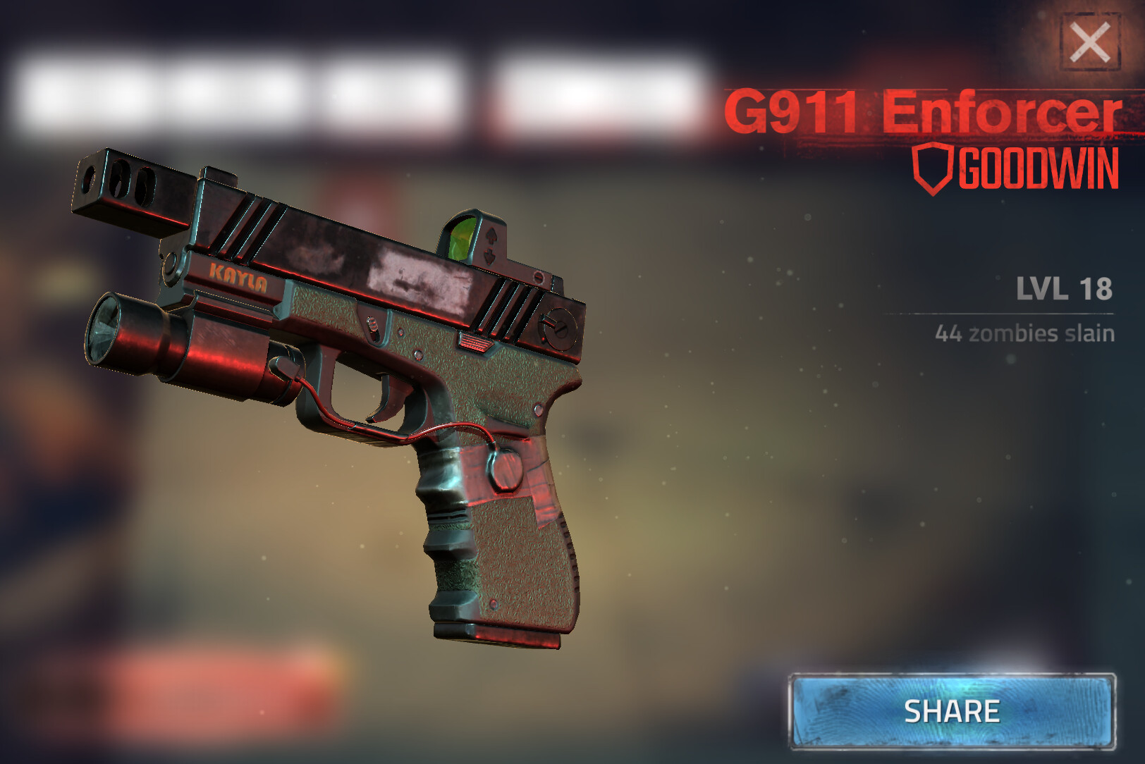 Conrad Turzynski - Into the Dead 2 - TEMPEST Event - Kayla's G911