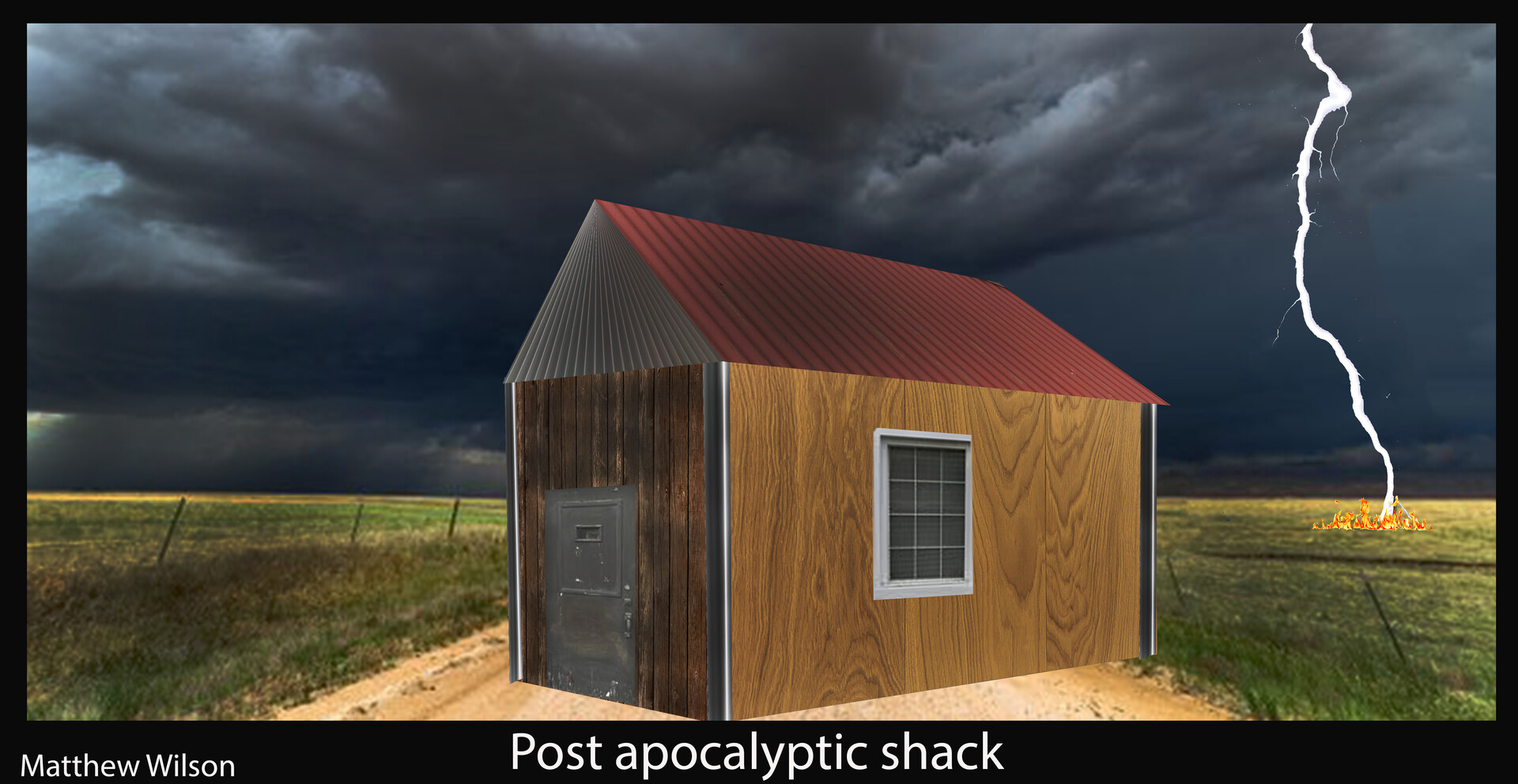ArtStation - Post apocalyptic Shack