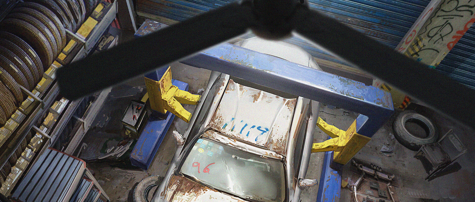 ArtStation - Abandoned Auto Repair Shop