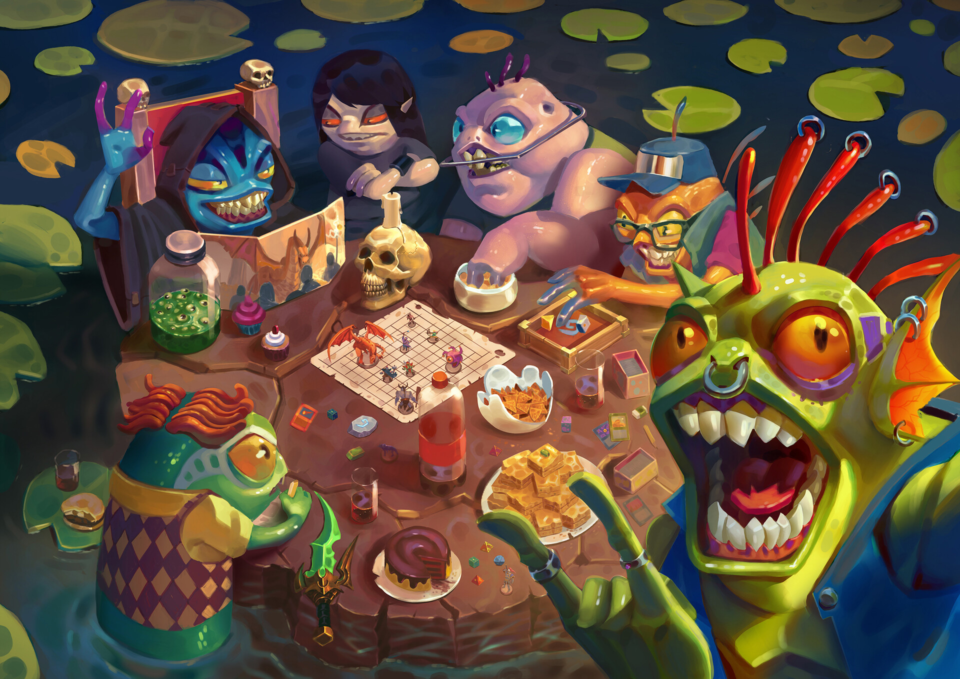 ArtStation - Murlocs D&D Session