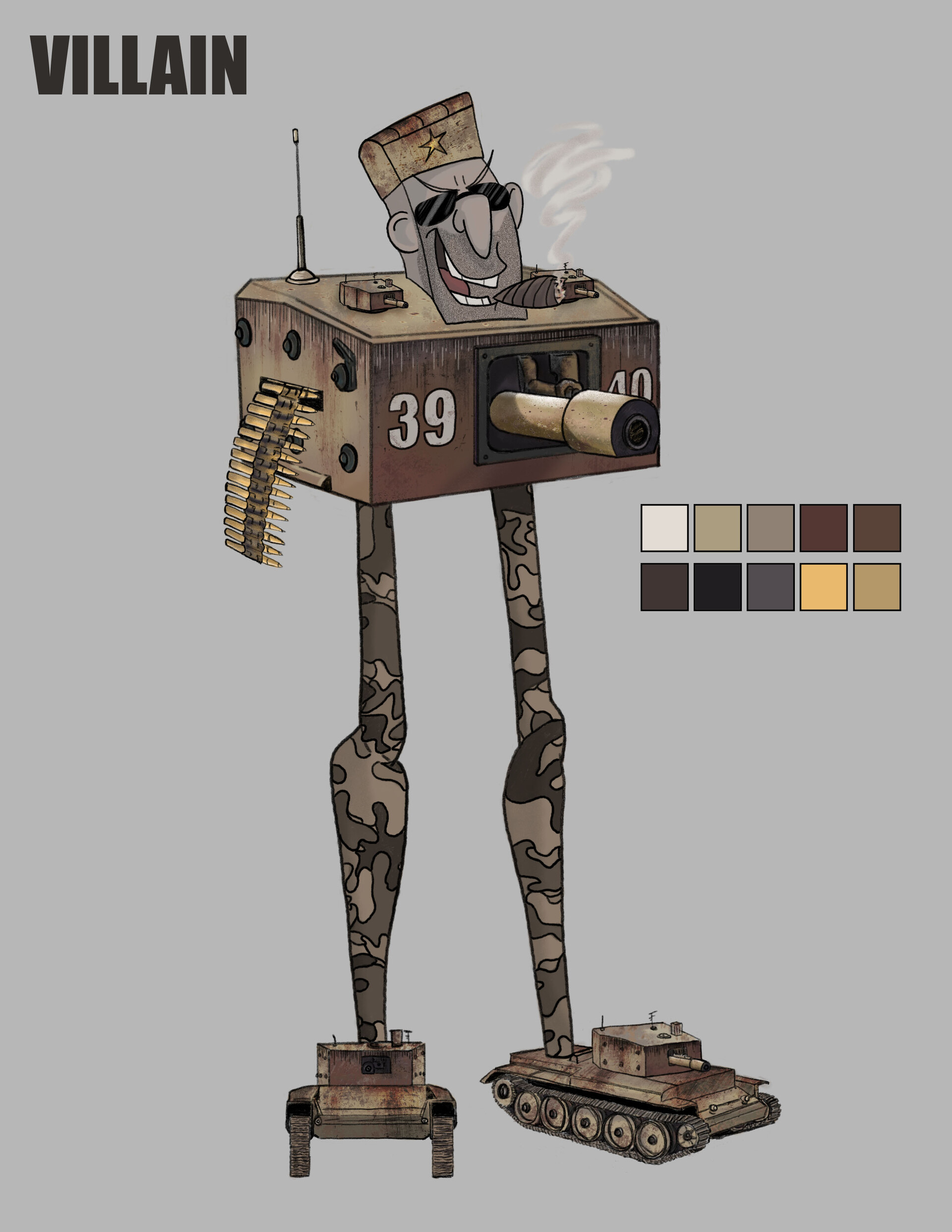 ArtStation - Villain Color Palette