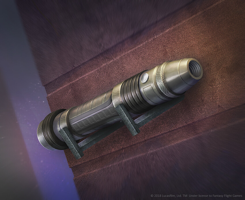 Martin de Diego - Ancient light saber & Jedi light saber