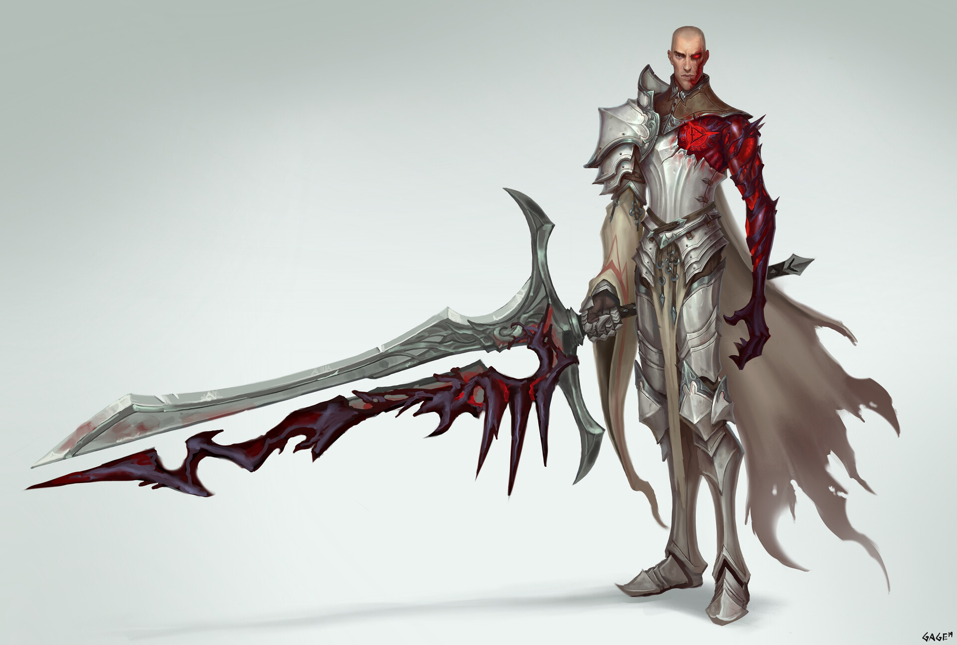 ArtStation - Demonic Knight concept