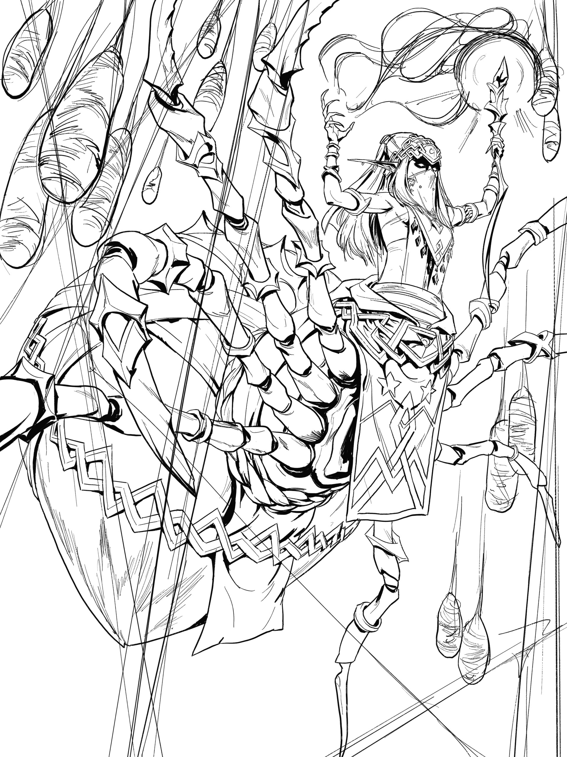 santos coloring pages