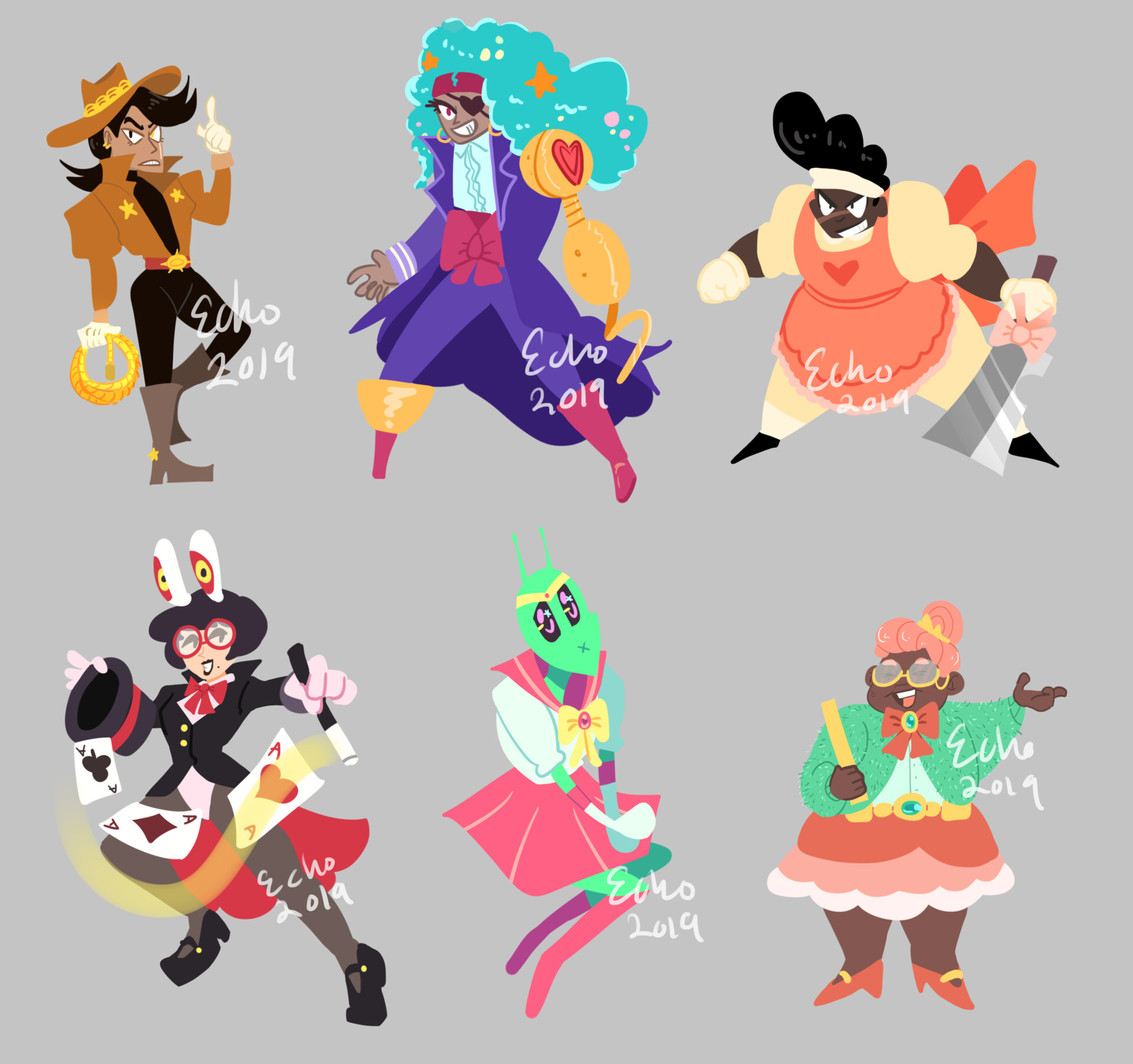 ArtStation - Magical Girl line up