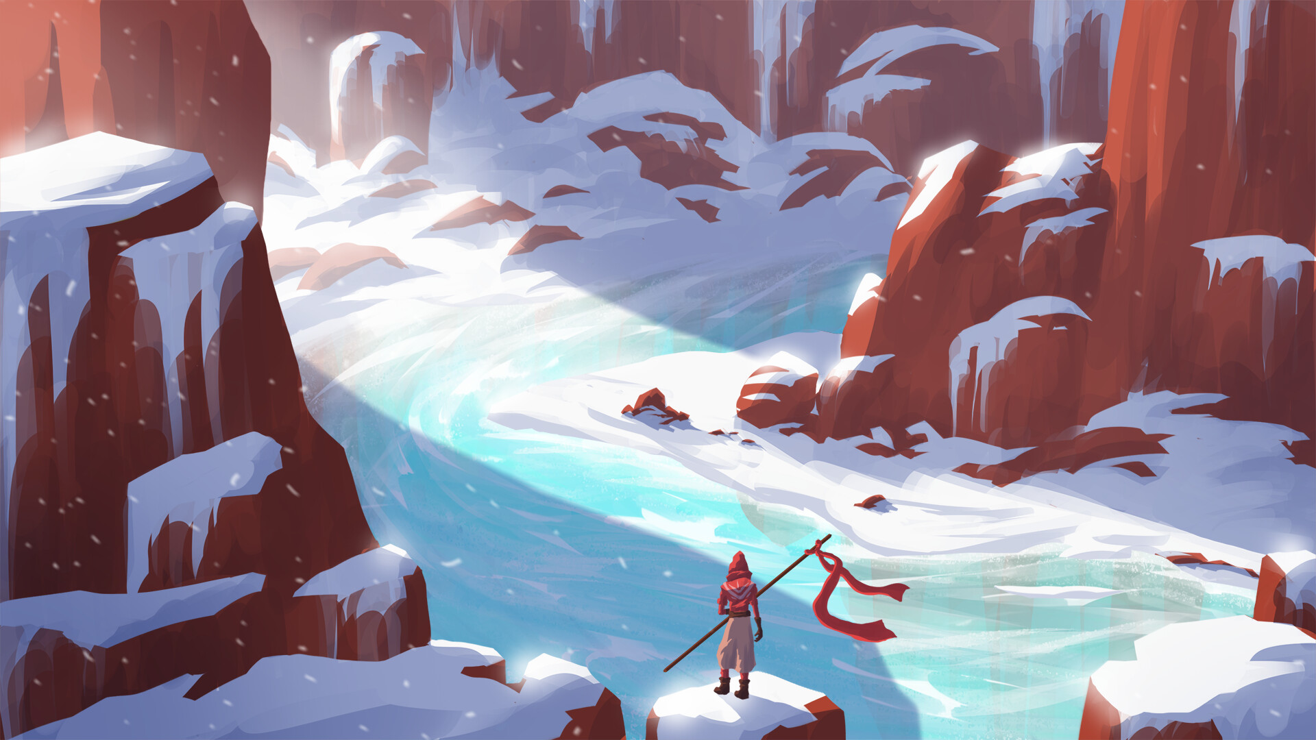 ArtStation - Frozen River
