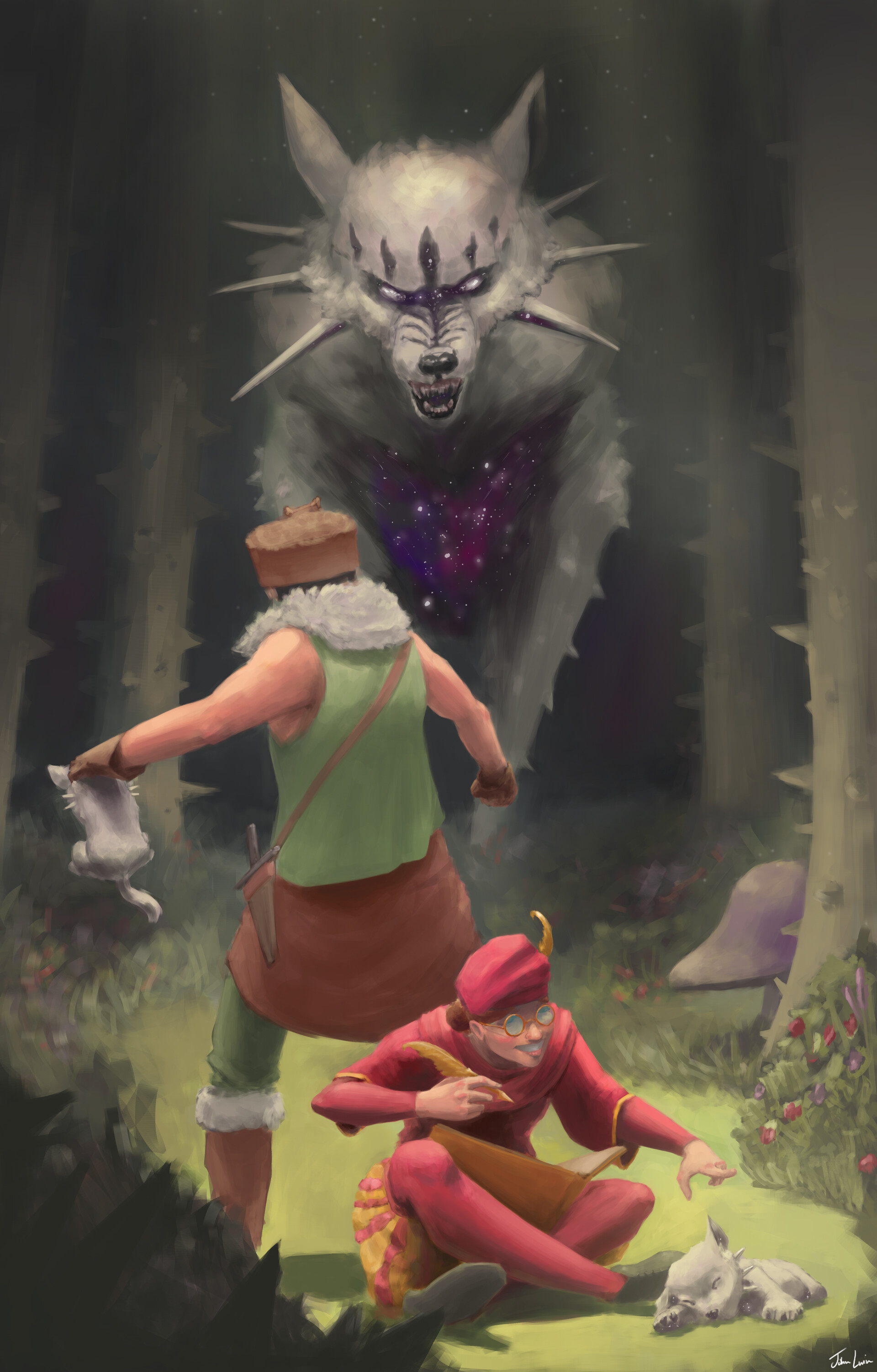 ArtStation - Red Riding Hood Conceptual Redesign