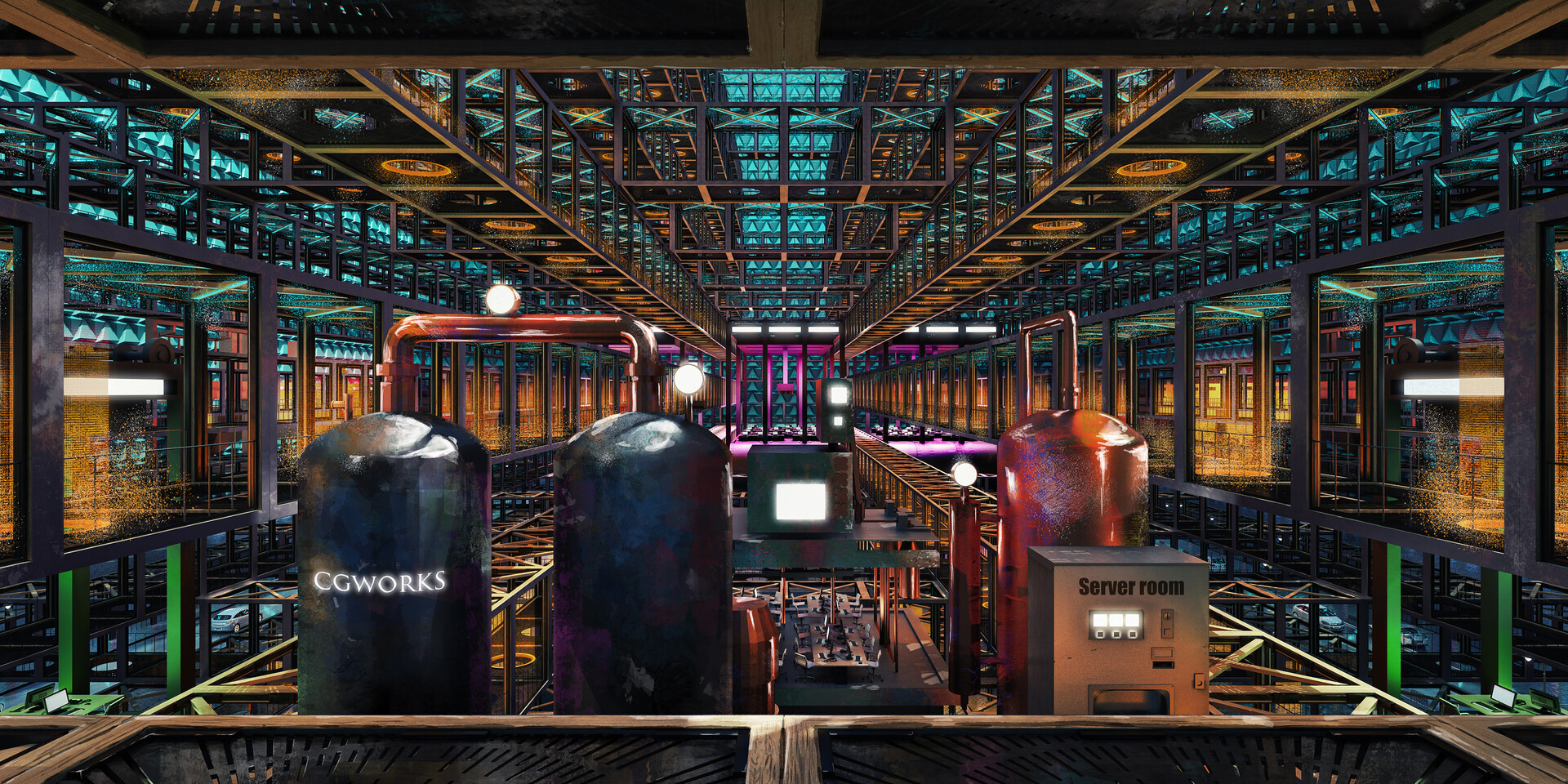 ArtStation - Server room to expand