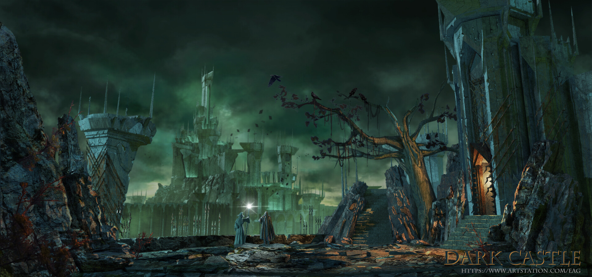 ArtStation - Dark castle