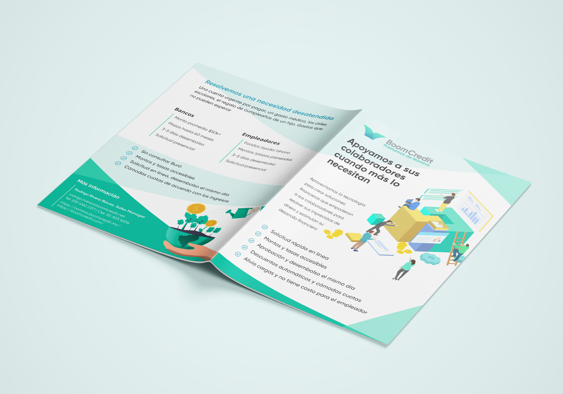 Igor Peres - BoomCredit_Brochures Mockup