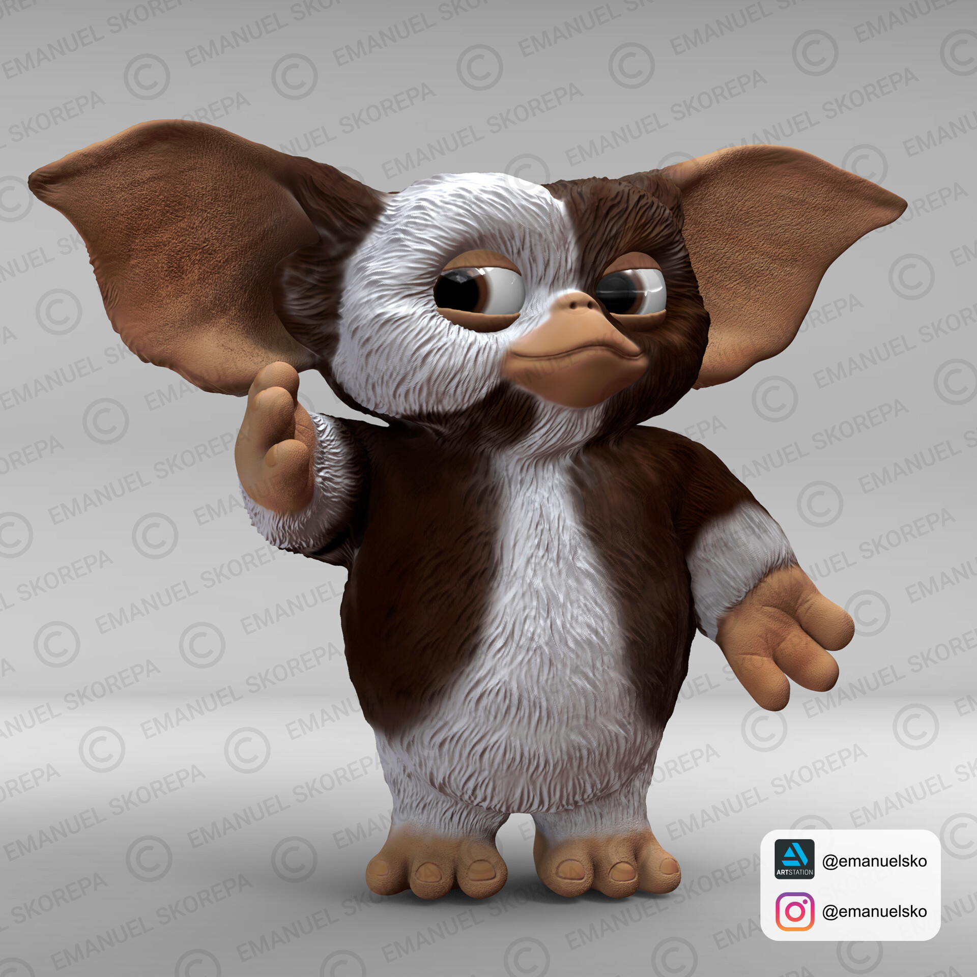 ArtStation - Gizmo (3D Print)