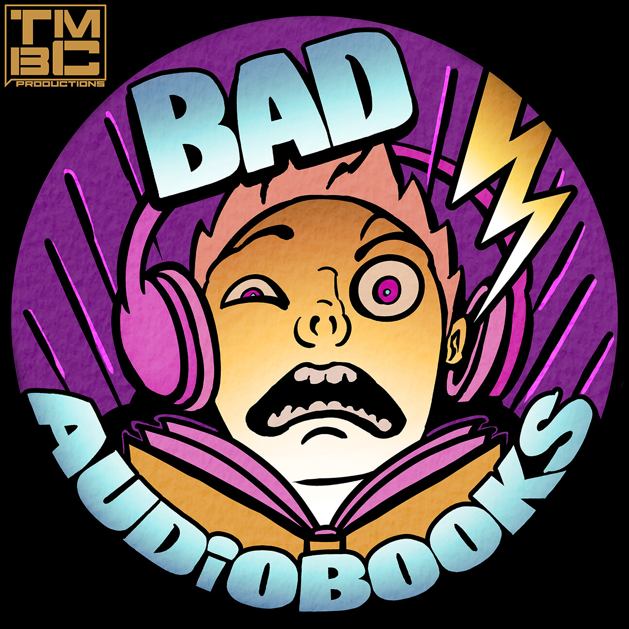 ArtStation - Cover & Logo of the Bad Audiobooks podcast