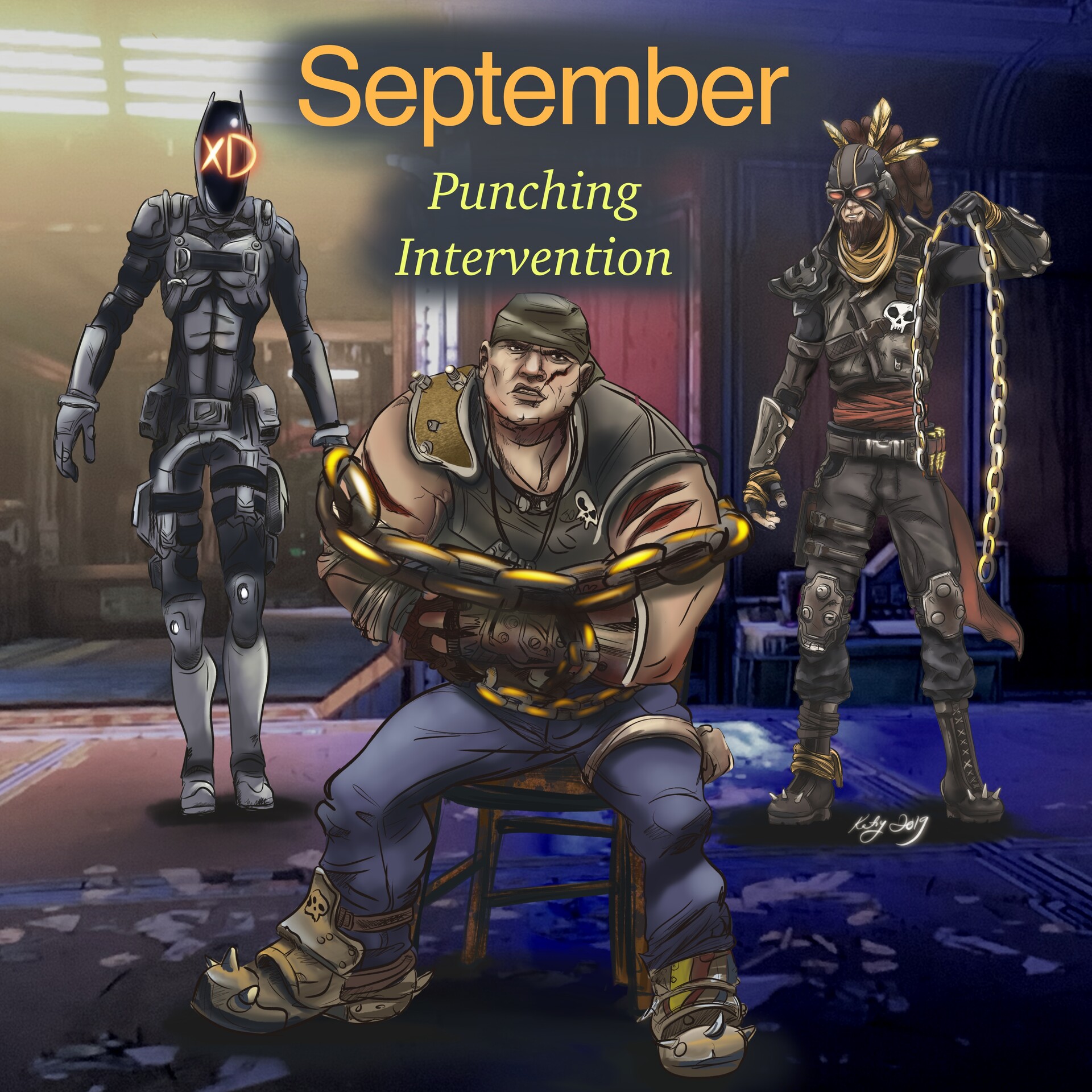 ArtStation - Borderlands calendar September