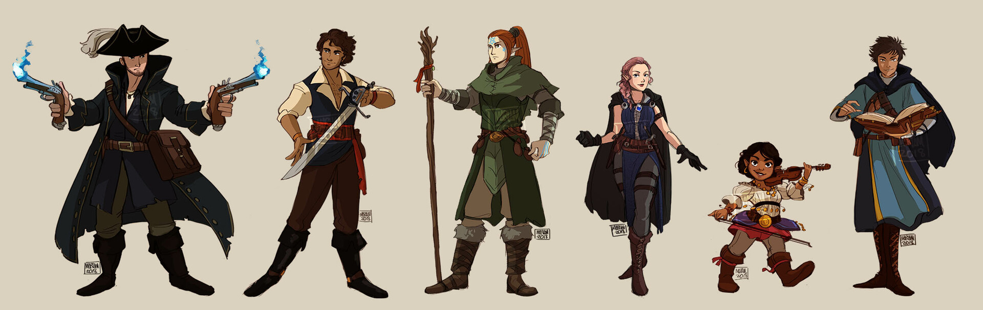 ArtStation - DnD party