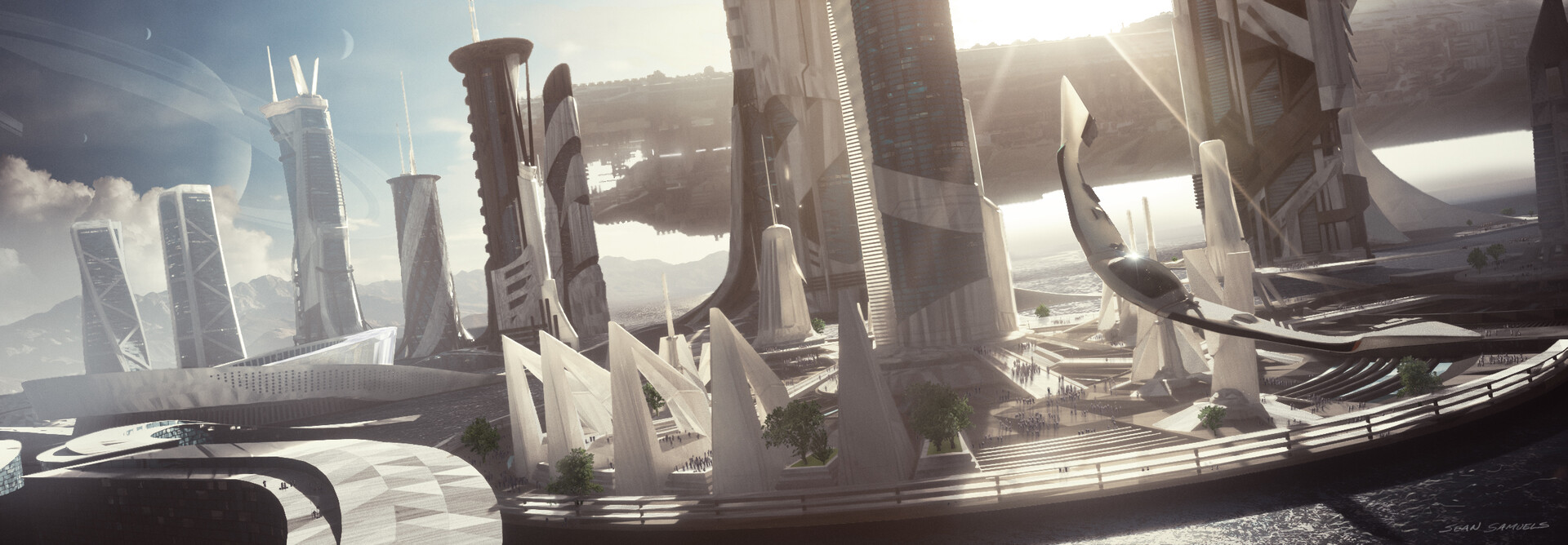 ArtStation - Talitha: Imperial Navy Medical Starbase on Kendii III-A