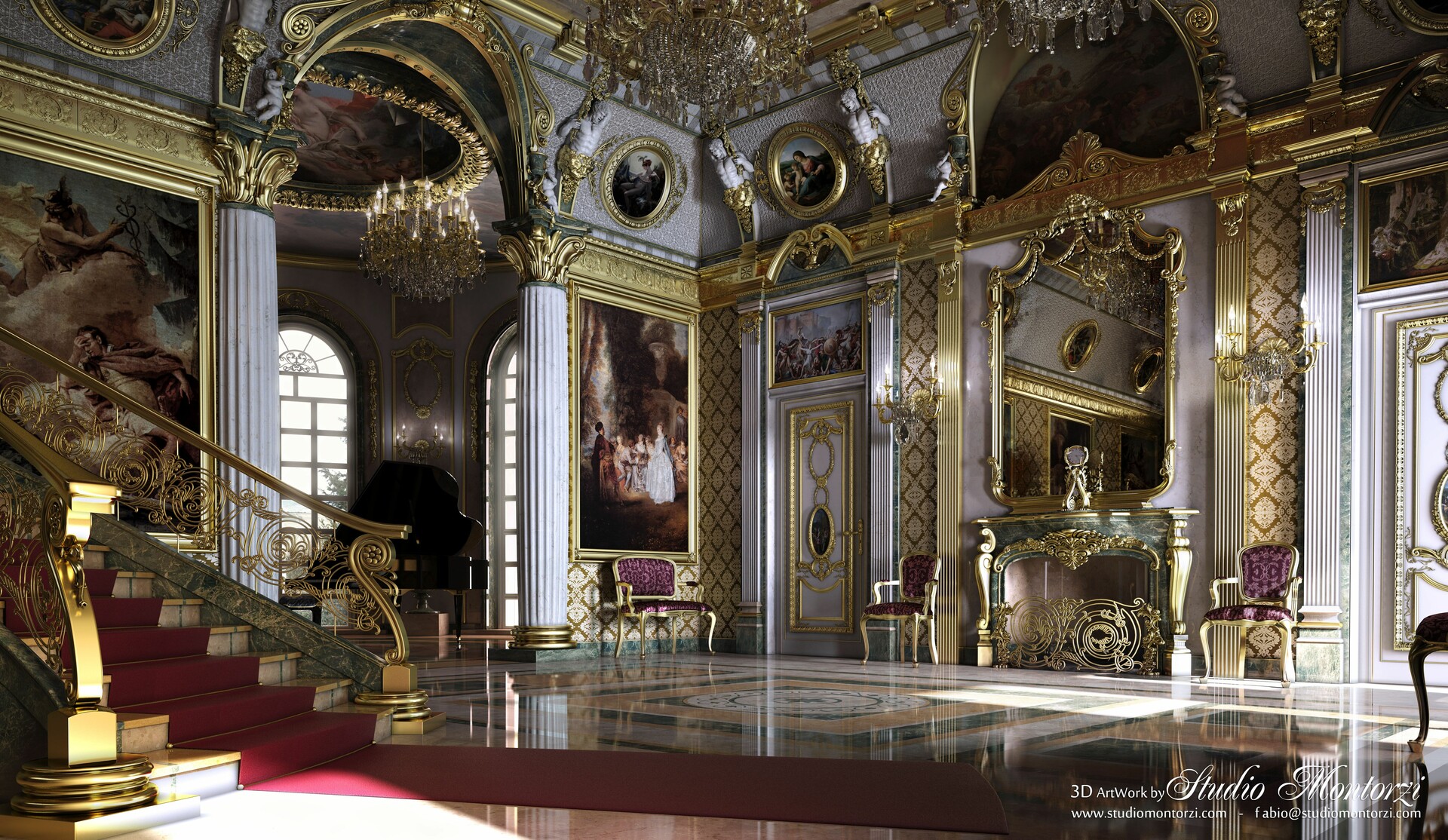 ArtStation - Big Classic Hall