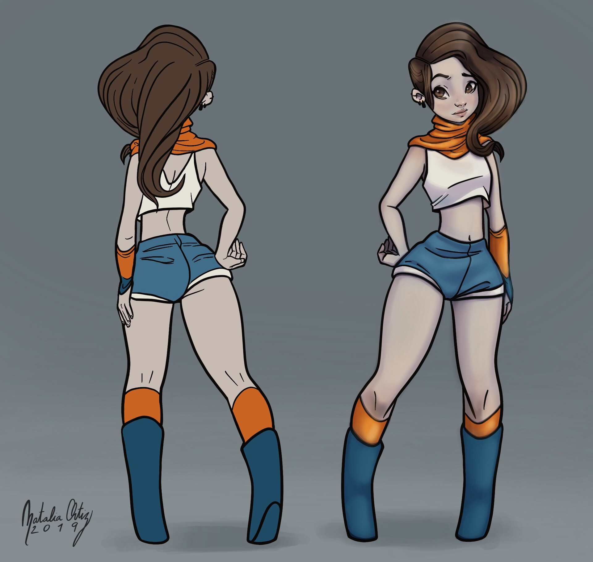 ArtStation - Character Design (Girl)