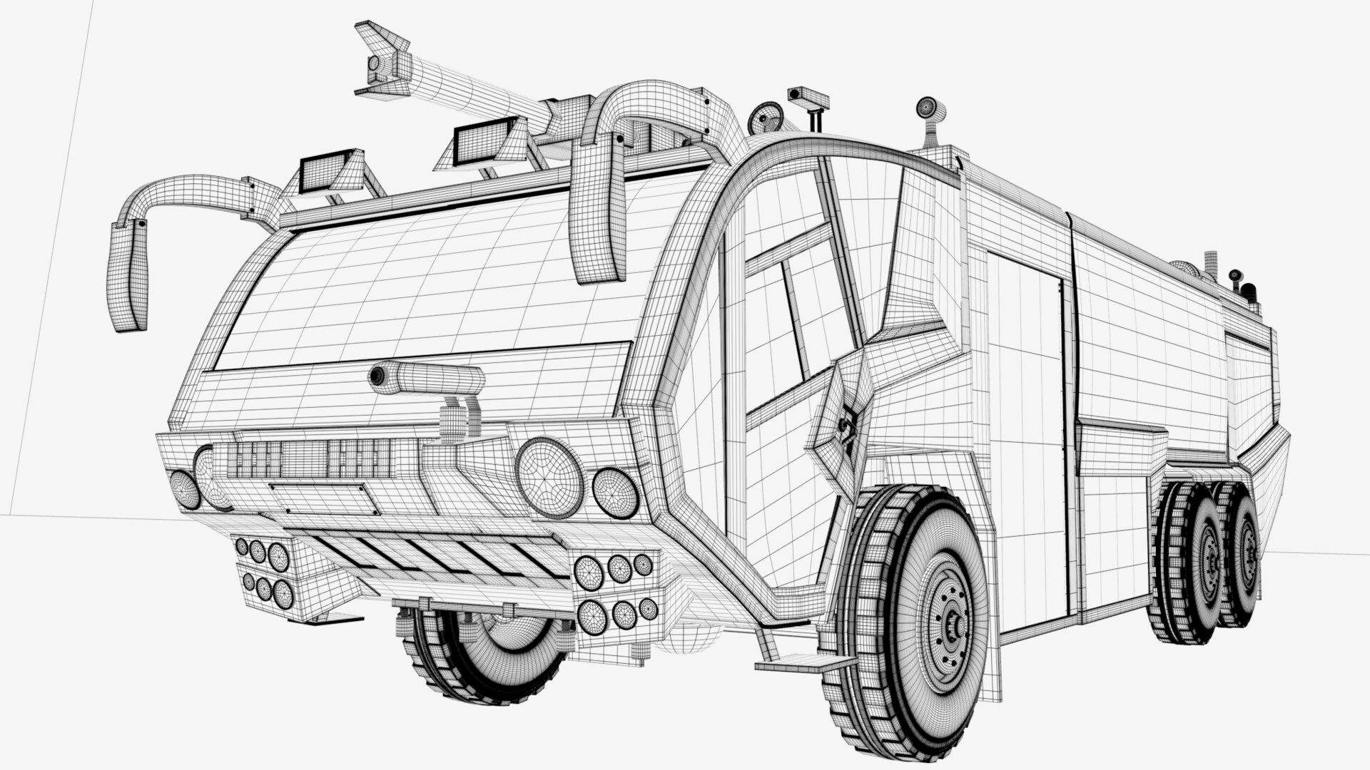 airport fire truck coloring pages