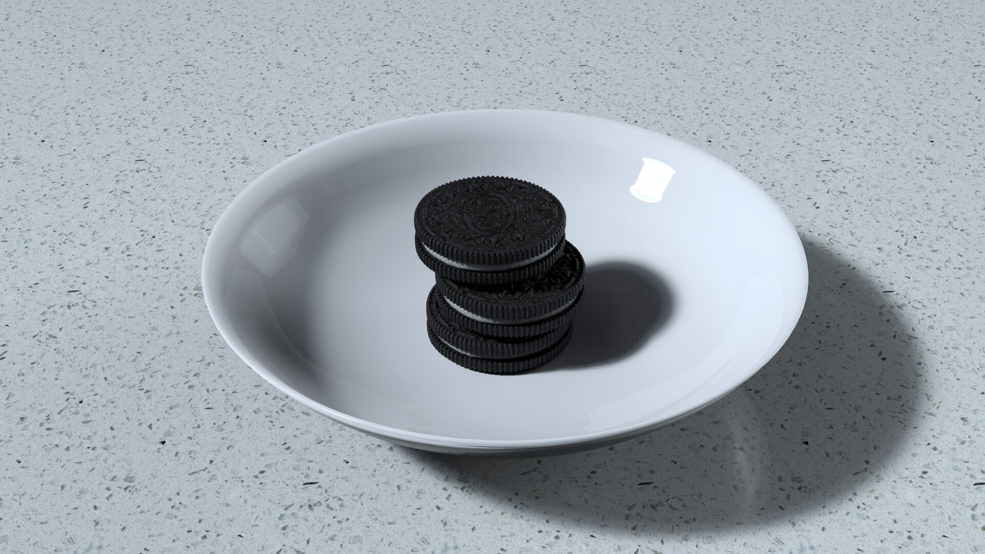 ArtStation - 3D replica of Oreo cookies