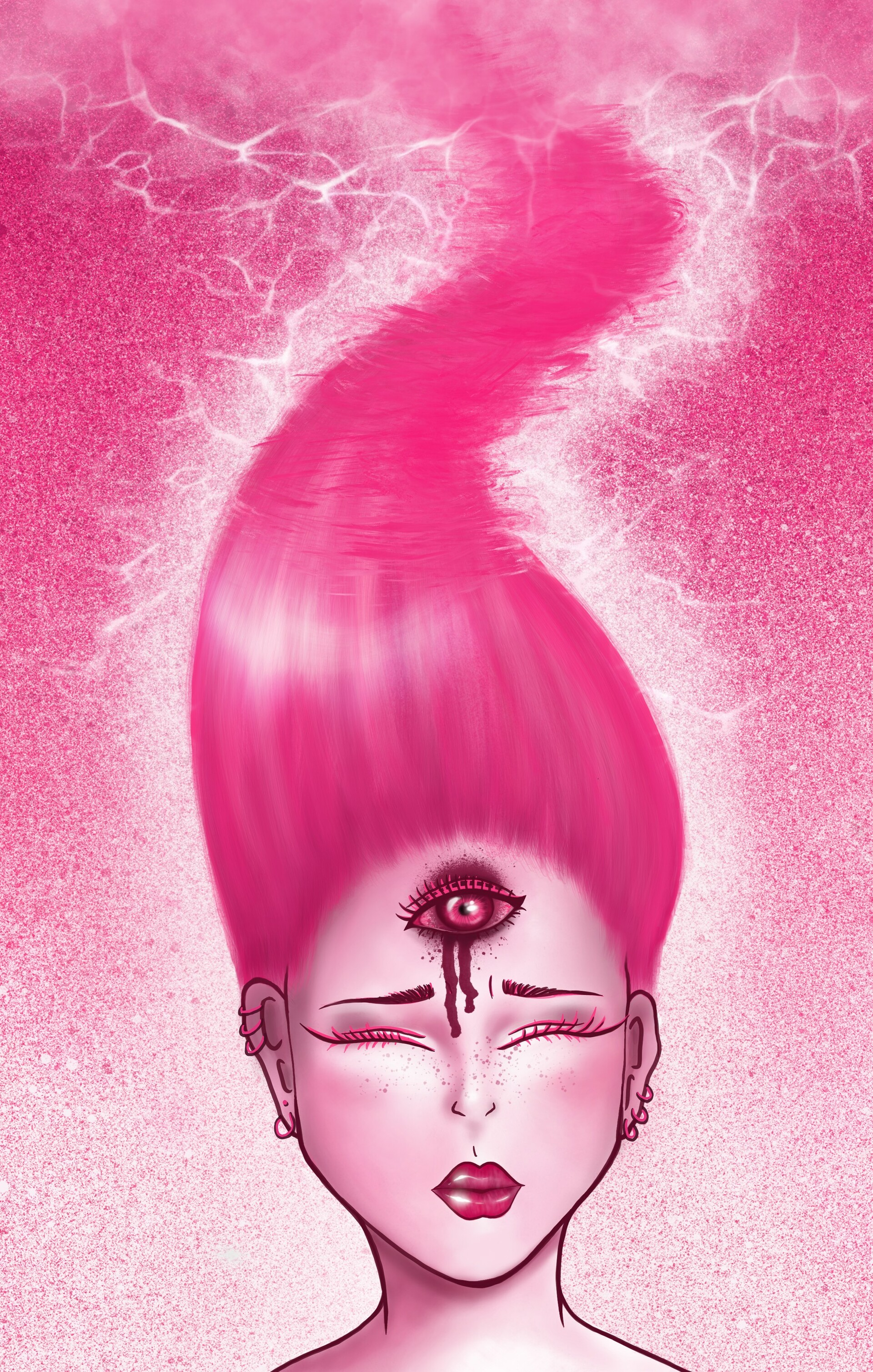 ArtStation - Pink Hurricane