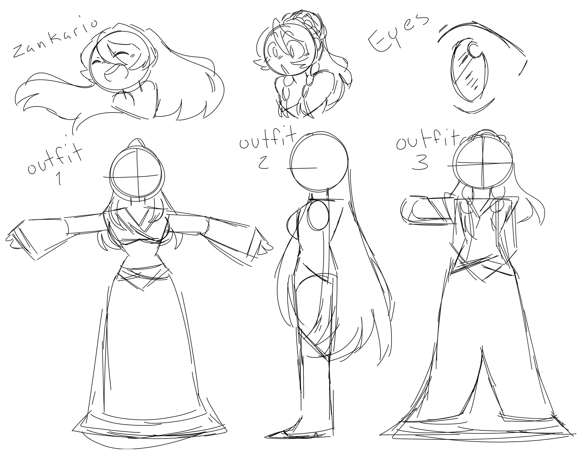 Atara Gracia - Love is like War and Time Character ref sheet: Zankario