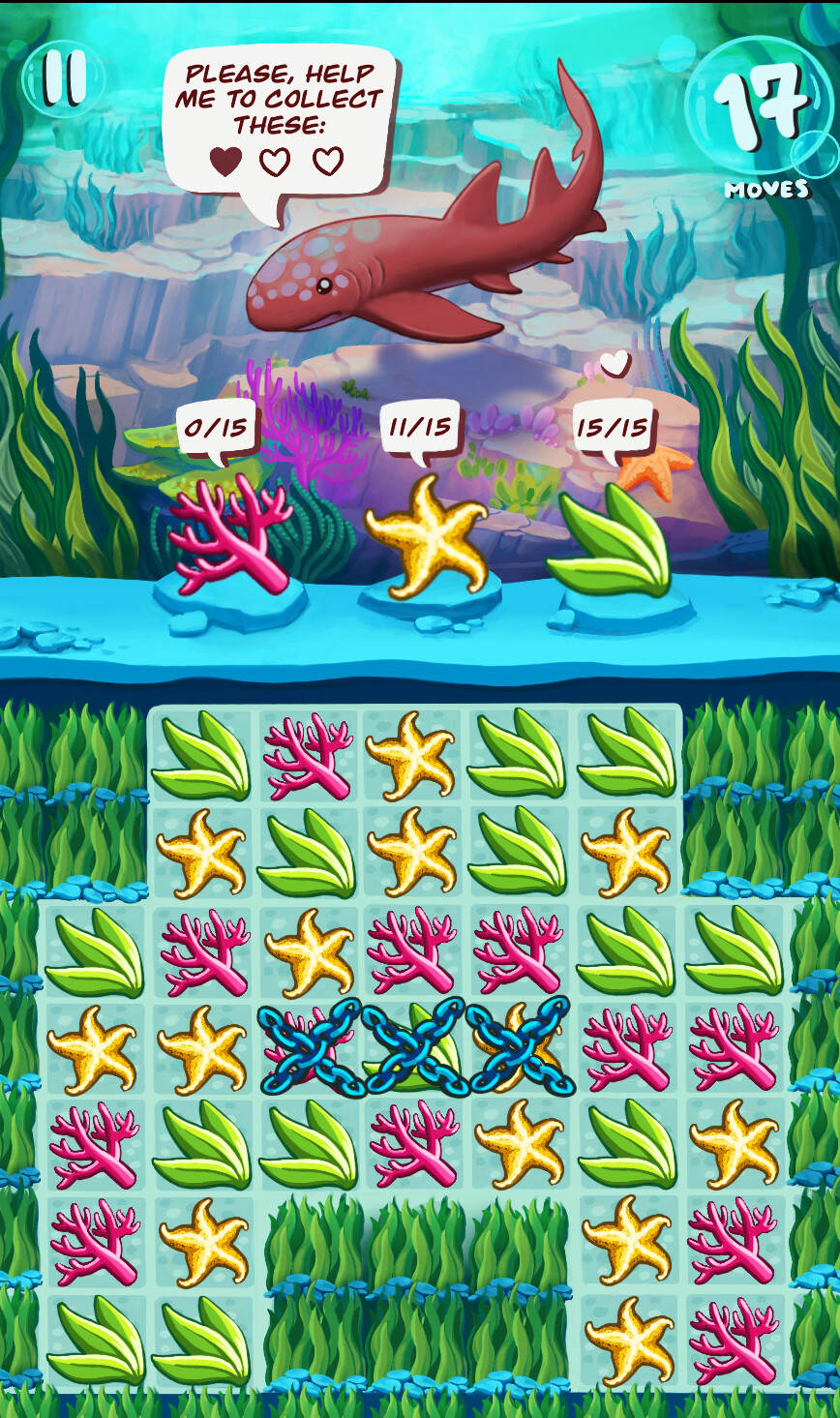 ArtStation - Underwater Match-3