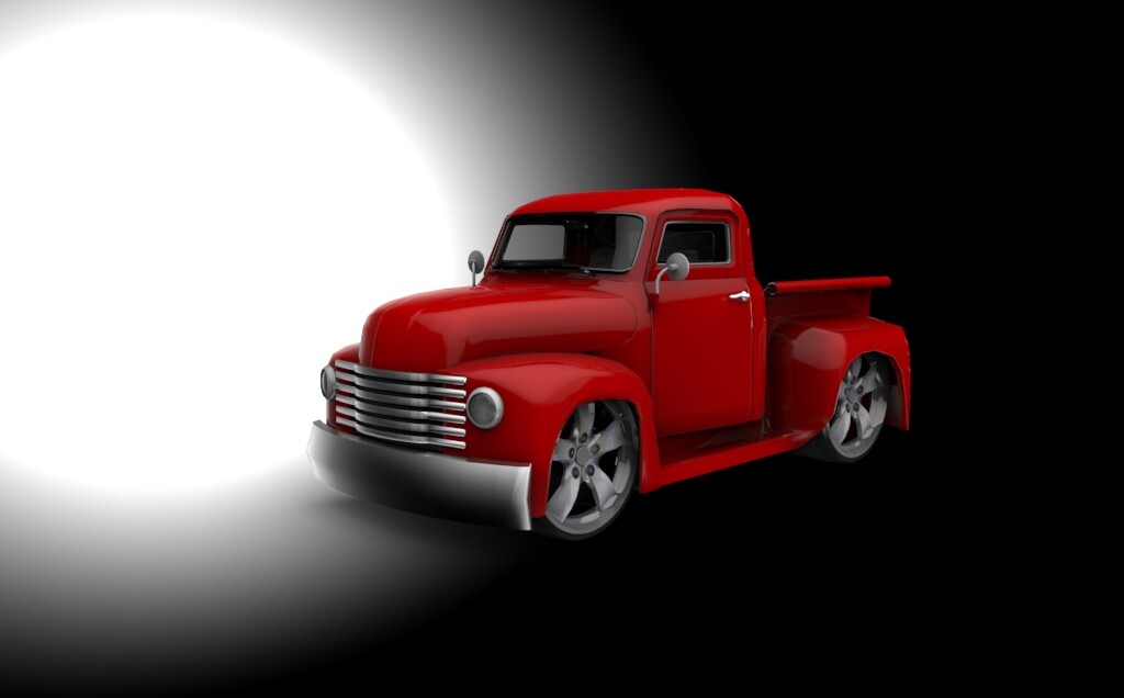 Cartoon Ford Truck