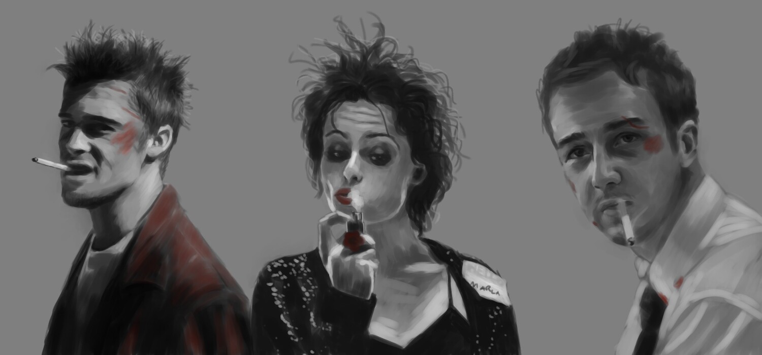 ArtStation - fight club study
