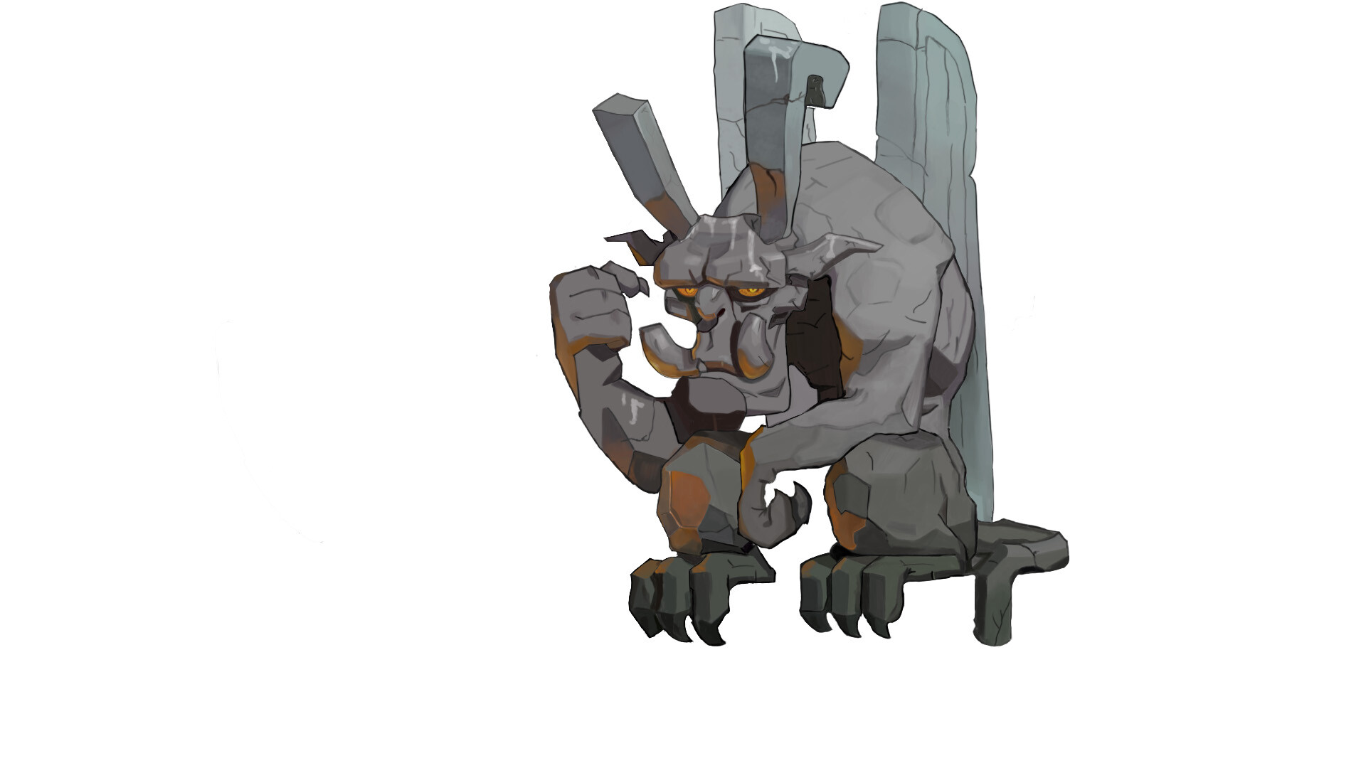 ArtStation - Stone man