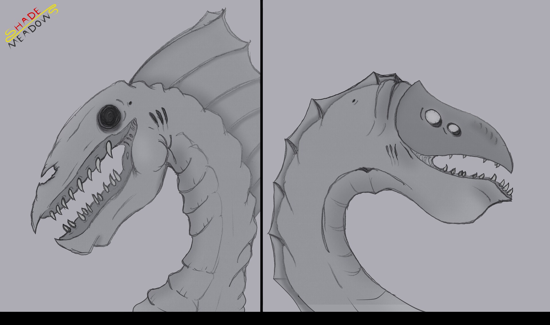 ArtStation - A Couple of Eel-Leviathan Horrors~