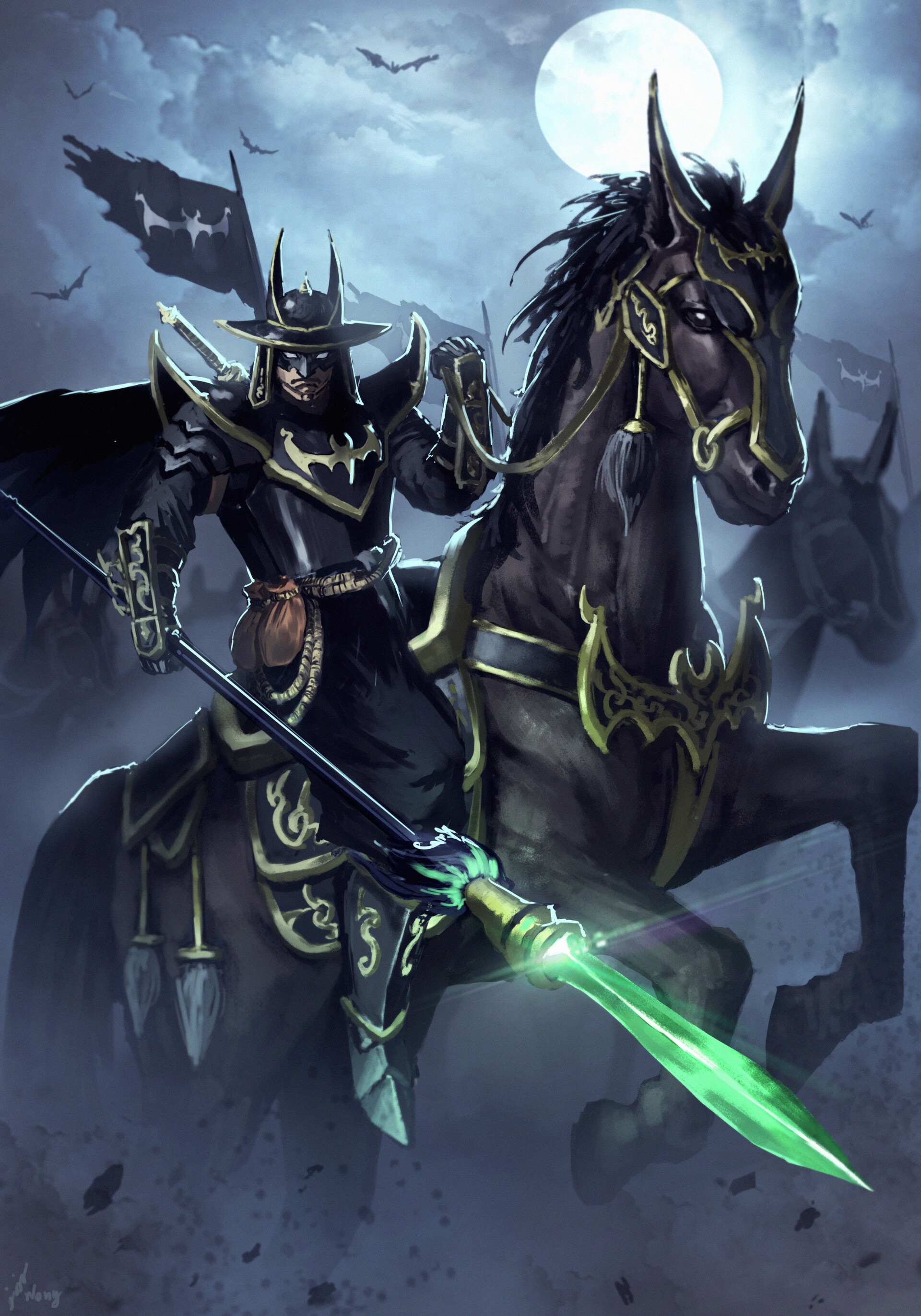 ArtStation - Bat Thai Warrior / fanart Batman 80th Anniversary