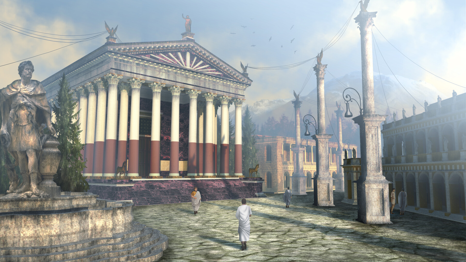 ArtStation - What if electricity was discovered in Ancient Rome