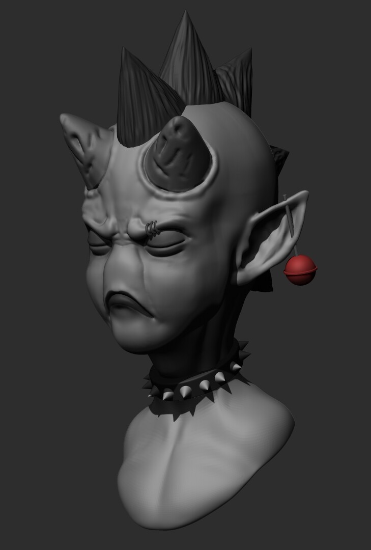 ArtStation - Baby punky sketch