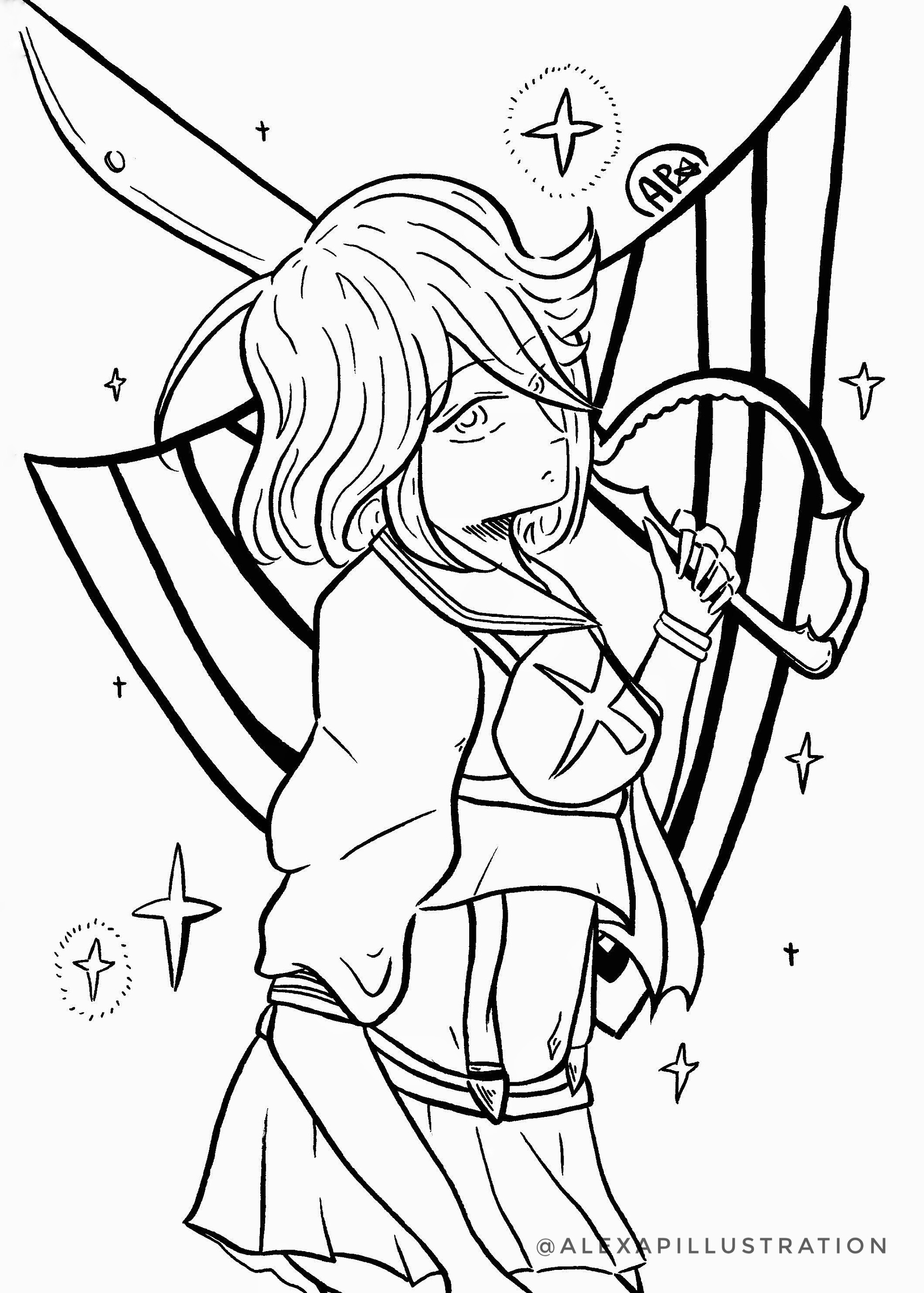 kill la kill coloring pages