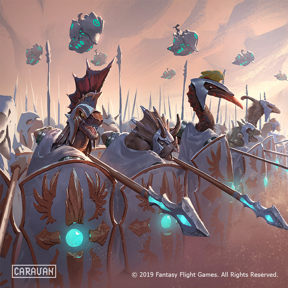 Keyforge Illustration by Narendra B Adi : r/ImaginaryDinosaurs