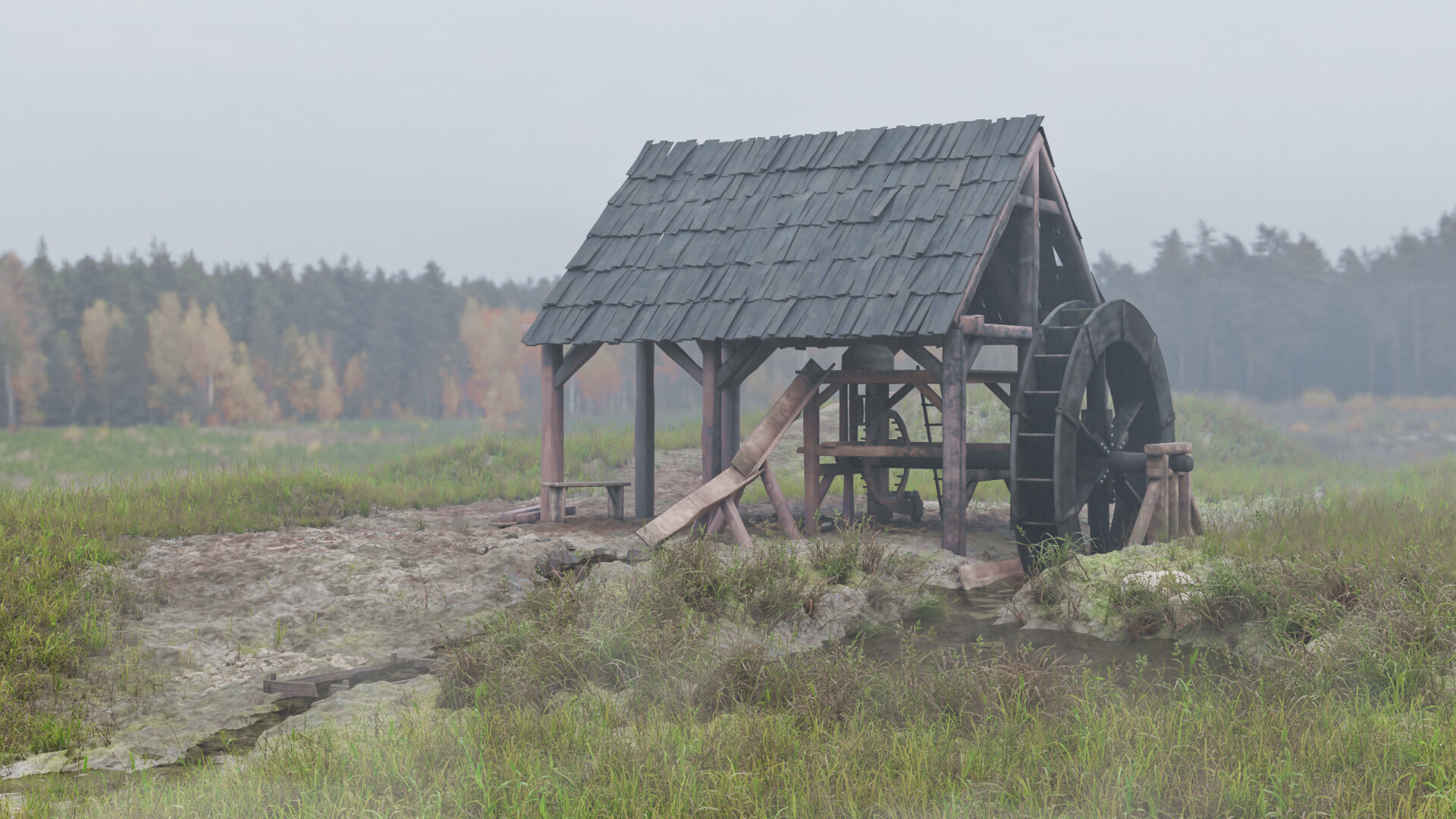 ArtStation - Ore Mill from 13th century
